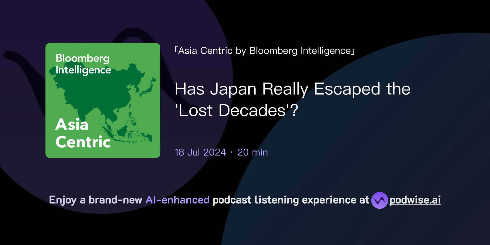Has Japan Really Escaped the 'Lost Decades'? | Asia Centric by ...
