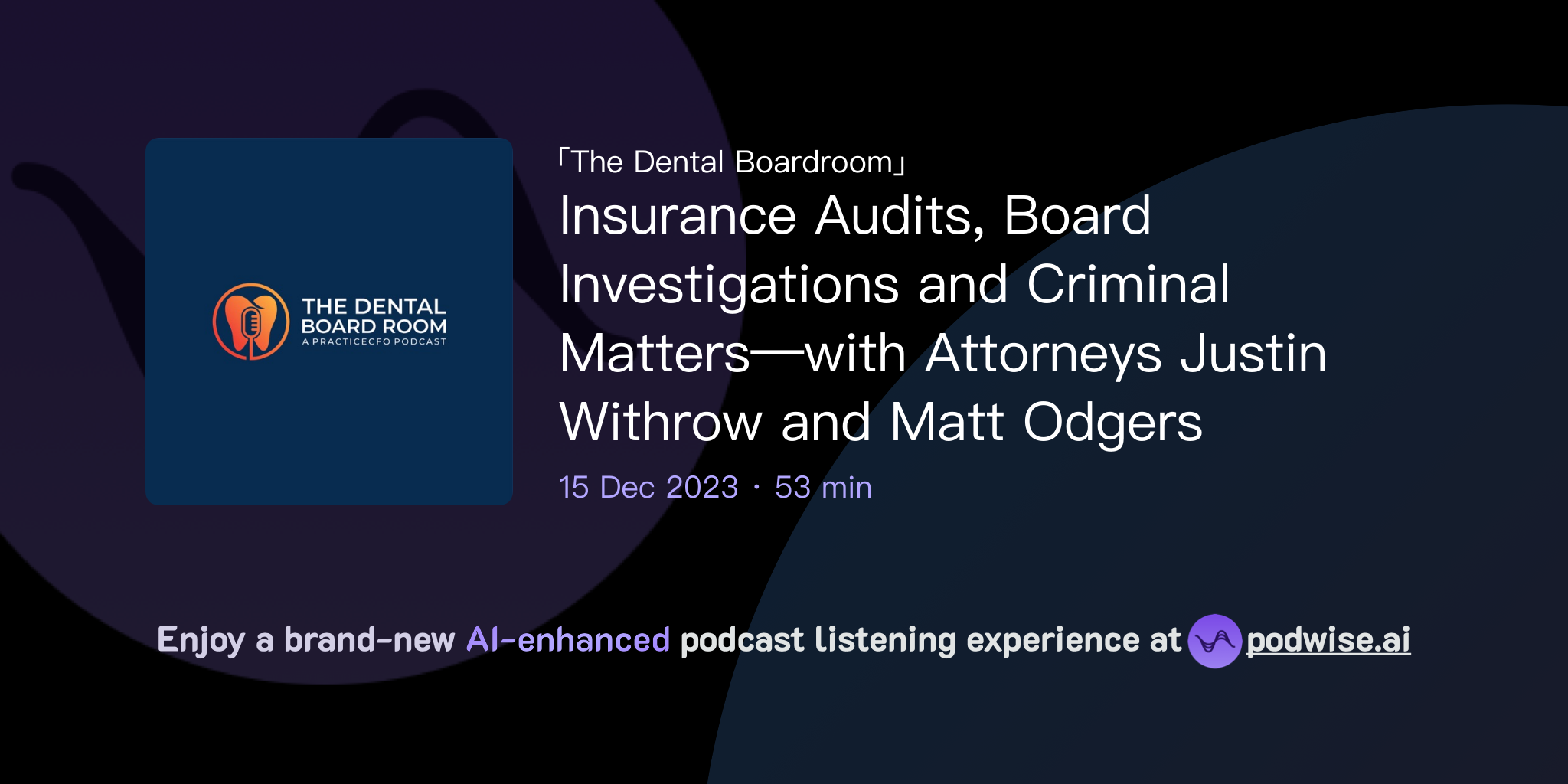 Insurance Audits, Board Investigations and Criminal Matters—with ...