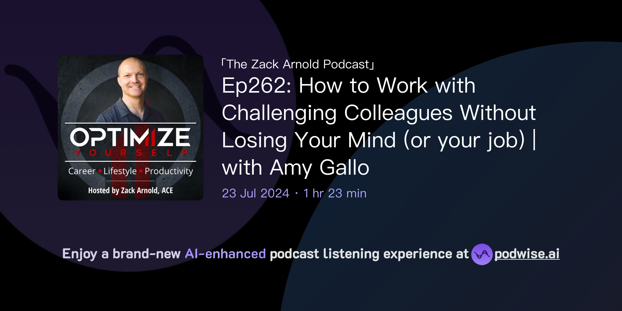 Ep262: How to Work with Challenging Colleagues Without Losing Your Mind ...