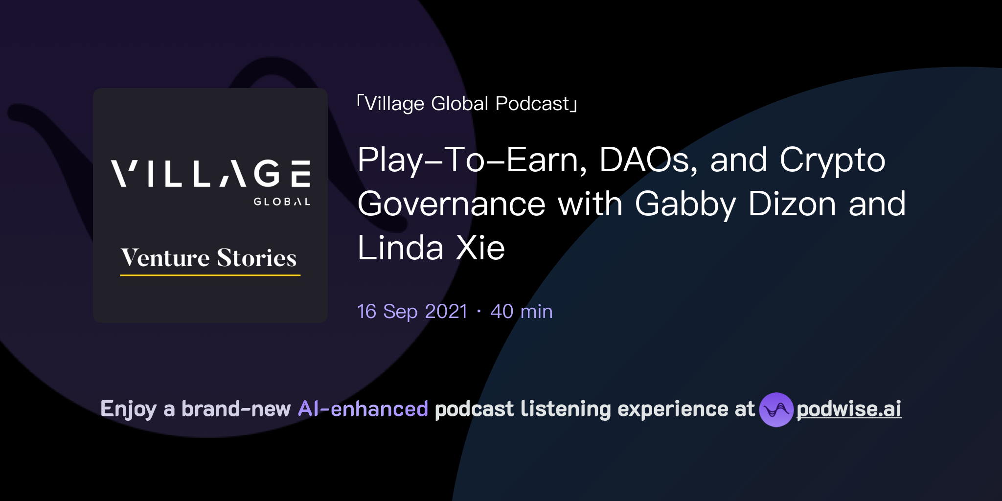 Play-To-Earn, DAOs, and Crypto Governance with Gabby Dizon and Linda ...