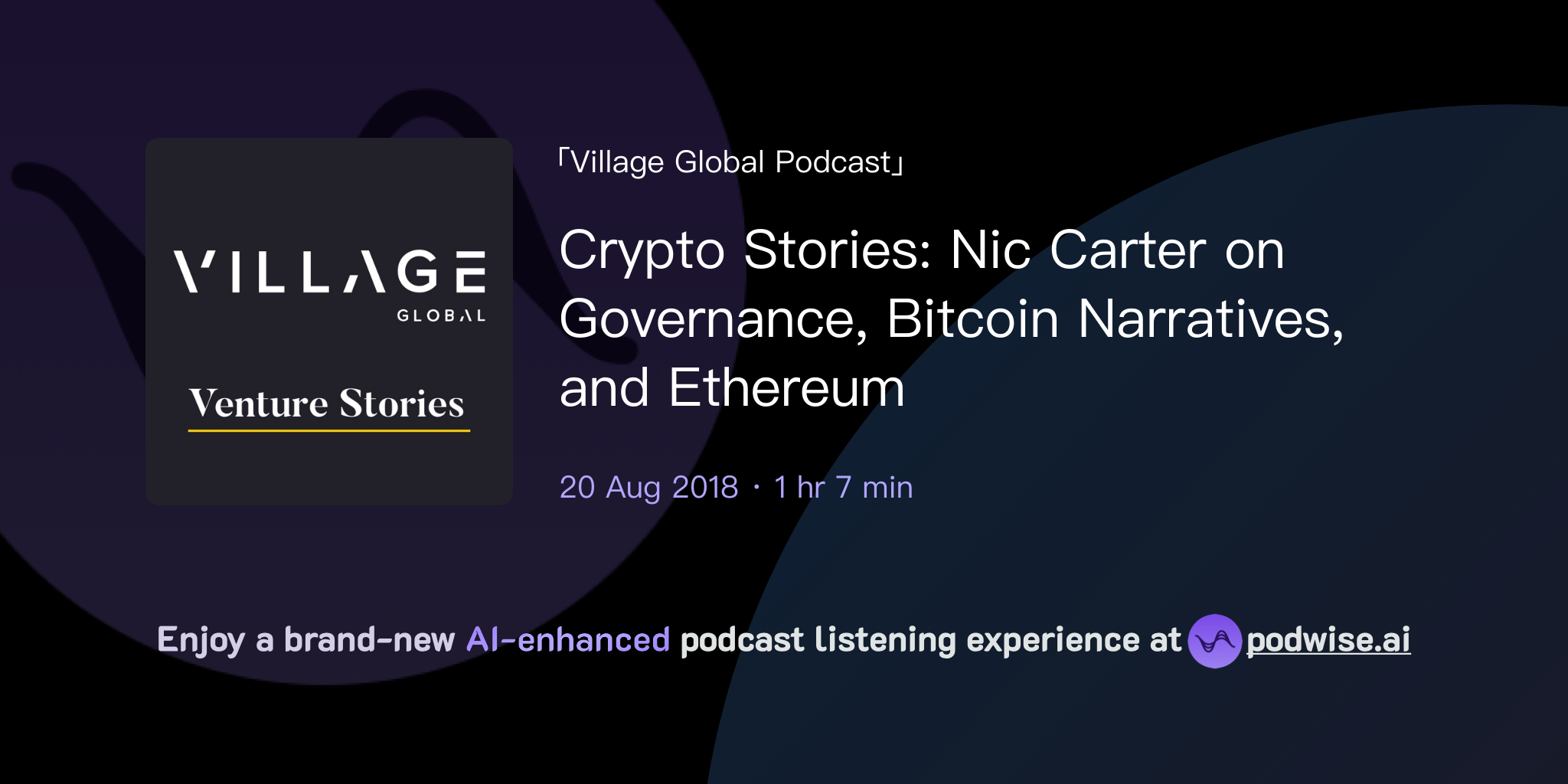 Crypto Stories: Nic Carter on Governance, Bitcoin Narratives, and ...
