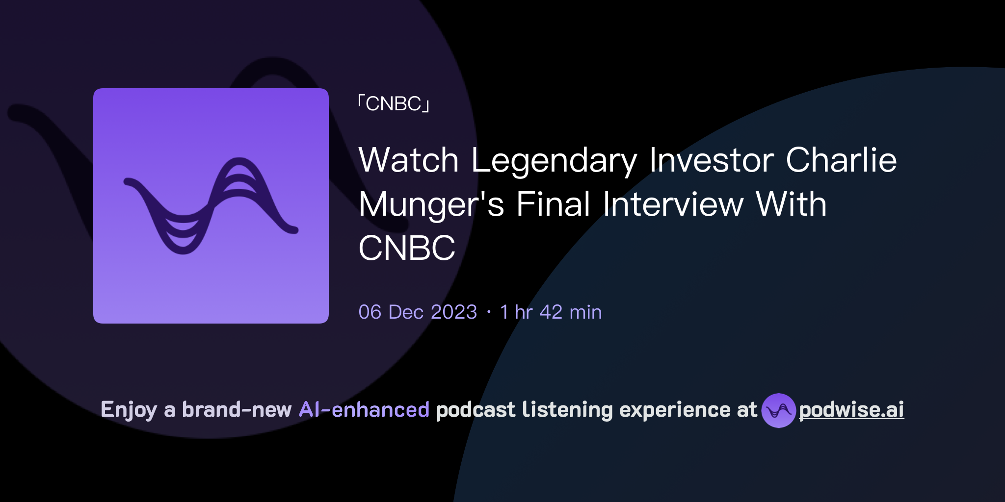 Watch Legendary Investor Charlie Munger's Final Interview With CNBC ...