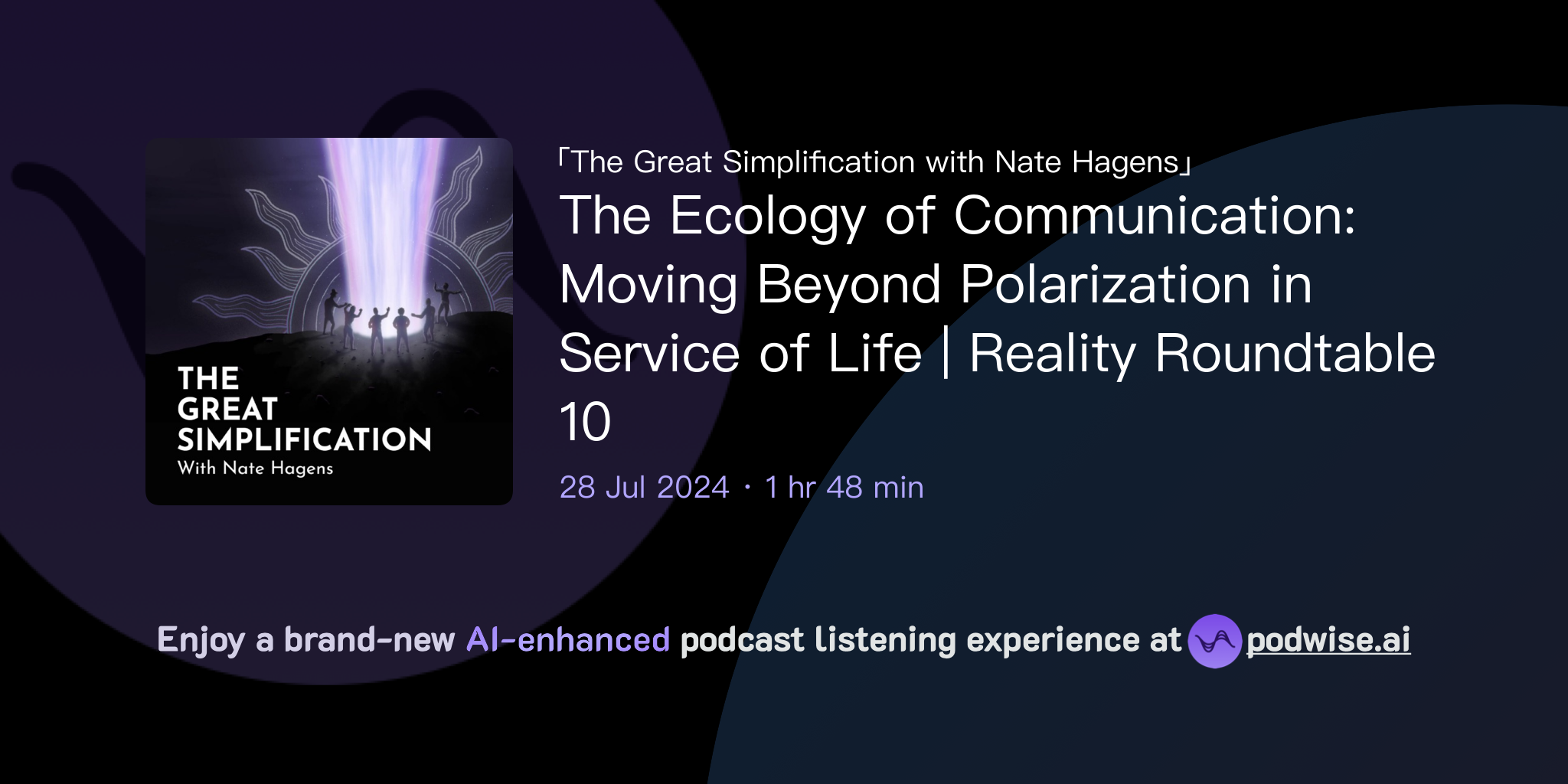 The Ecology of Communication: Moving Beyond Polarization in Service of ...