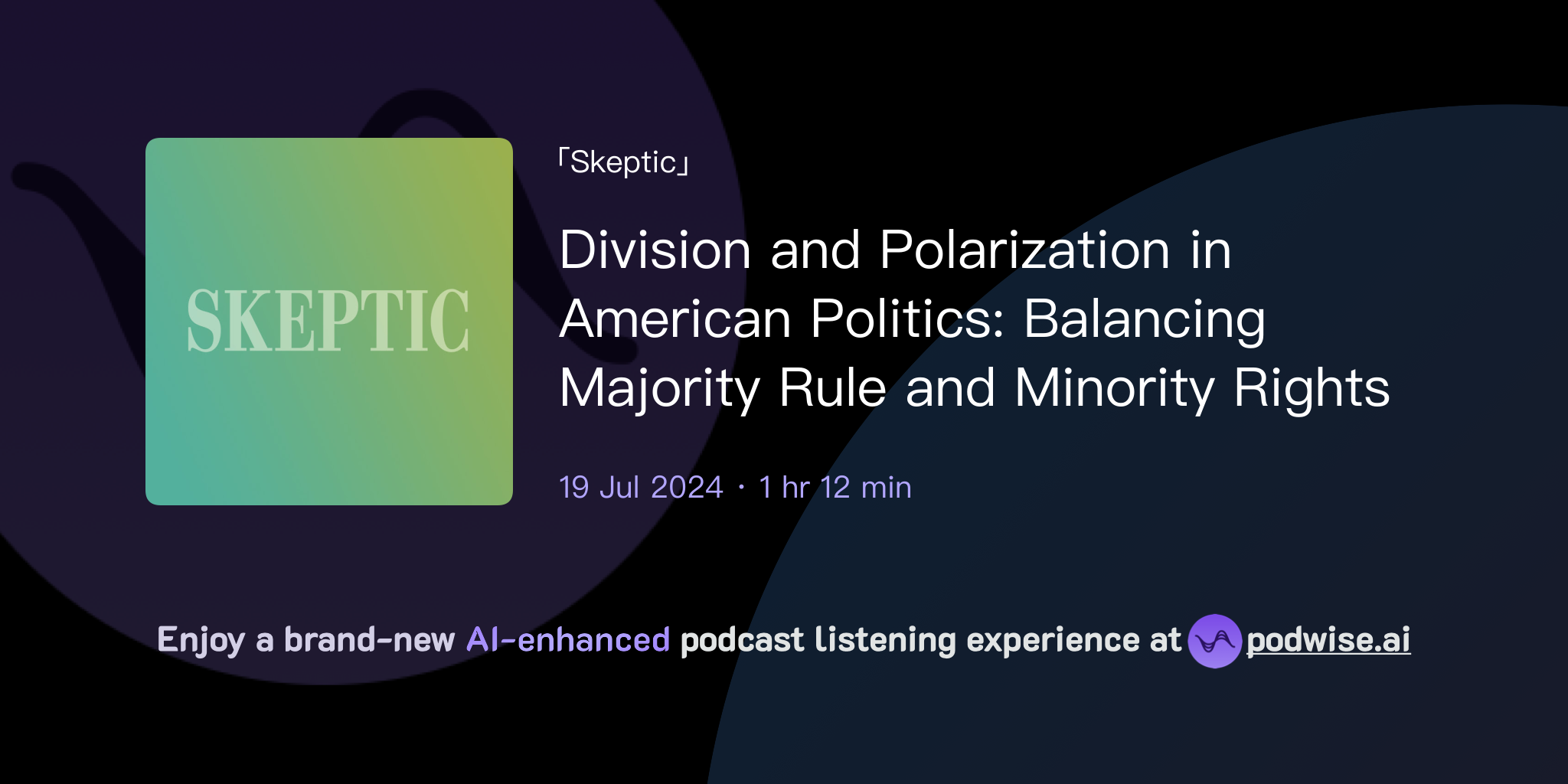 Division and Polarization in American Politics: Balancing Majority Rule ...