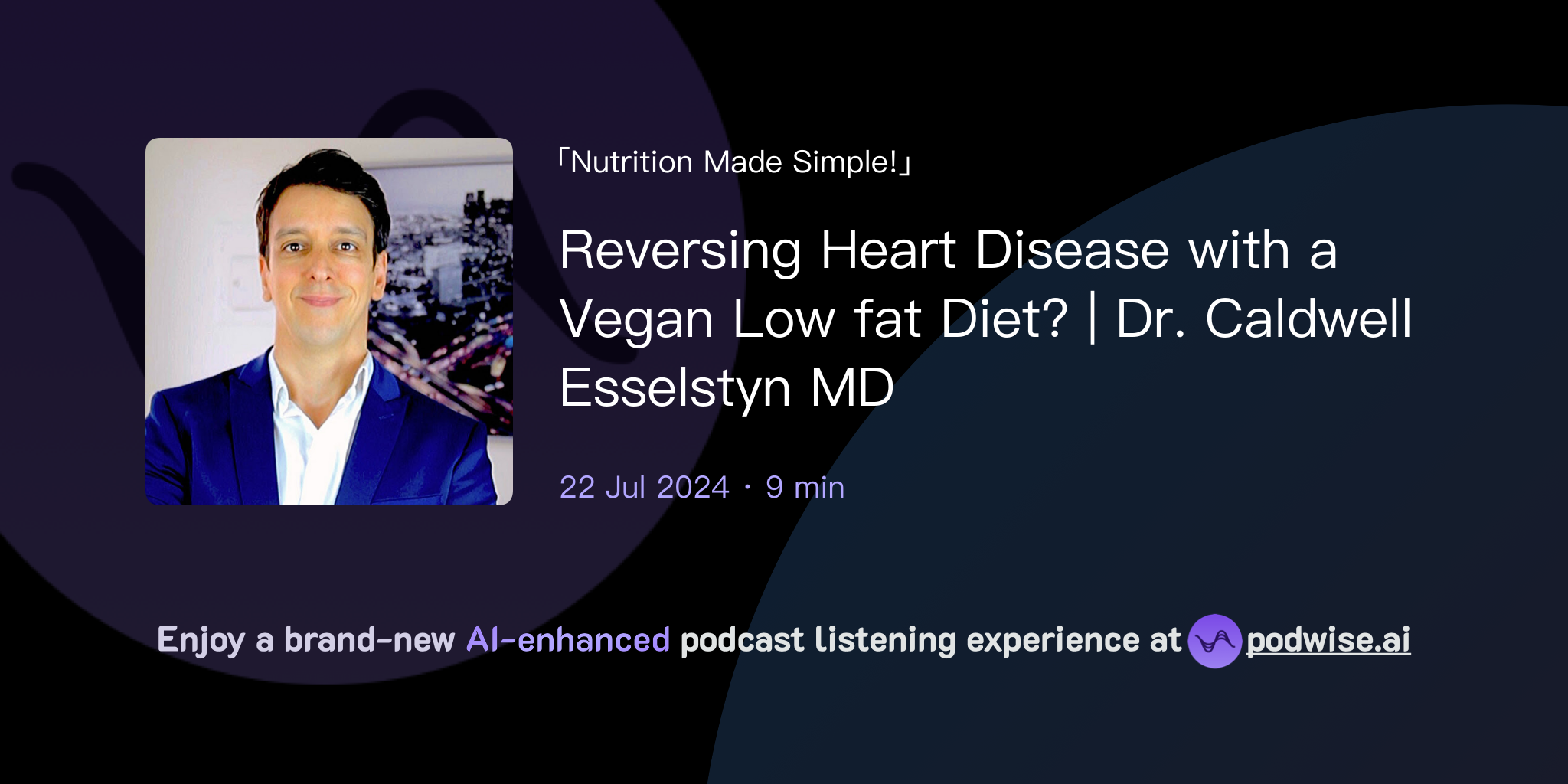 Reversing Heart Disease with a Vegan Low fat Diet? | Dr. Caldwell ...