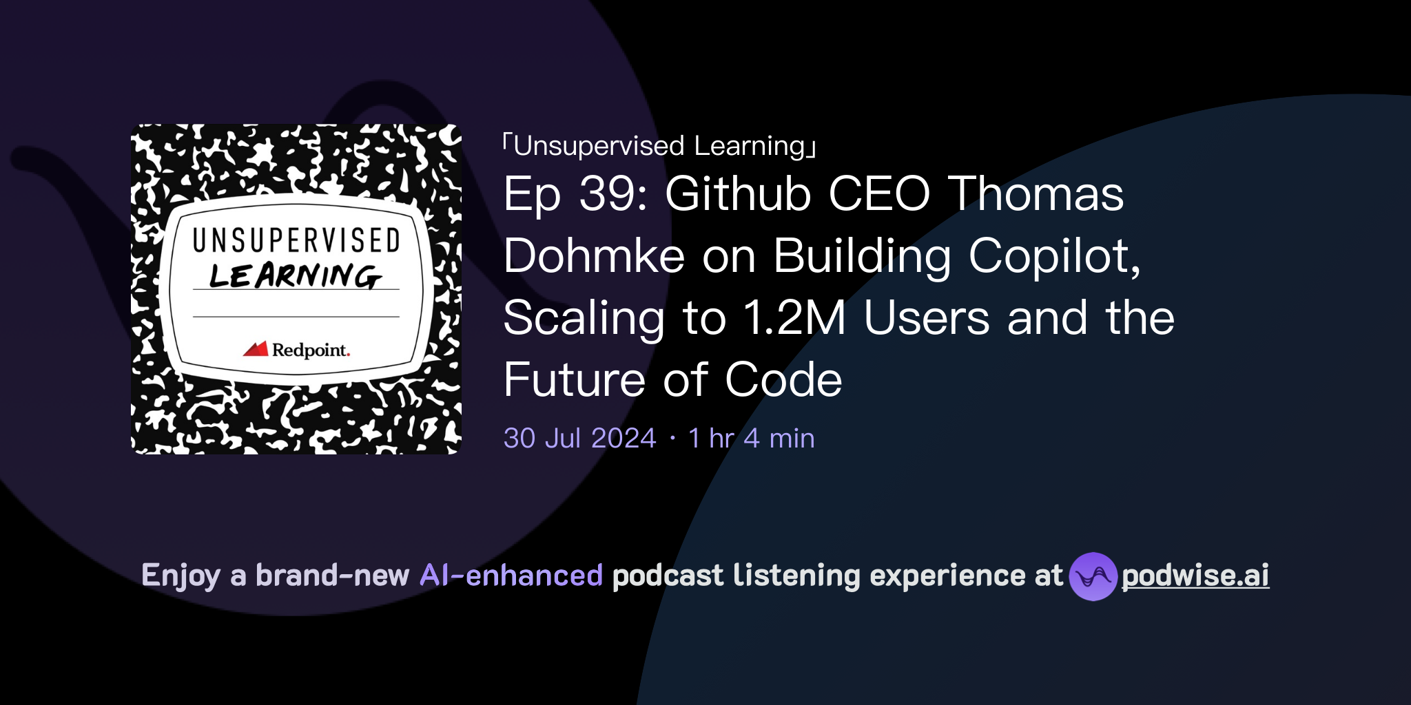 Ep 39: Github CEO Thomas Dohmke on Building Copilot, Scaling to 1.2M Users and the Future of ...
