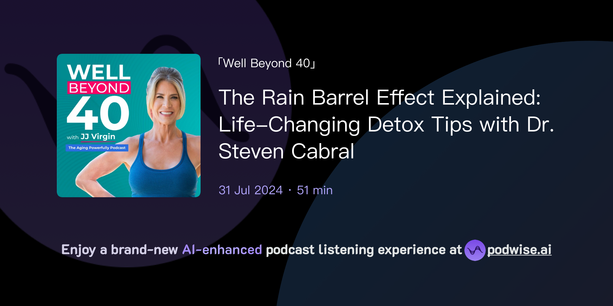 The Rain Barrel Effect Explained: Life-Changing Detox Tips with Dr ...