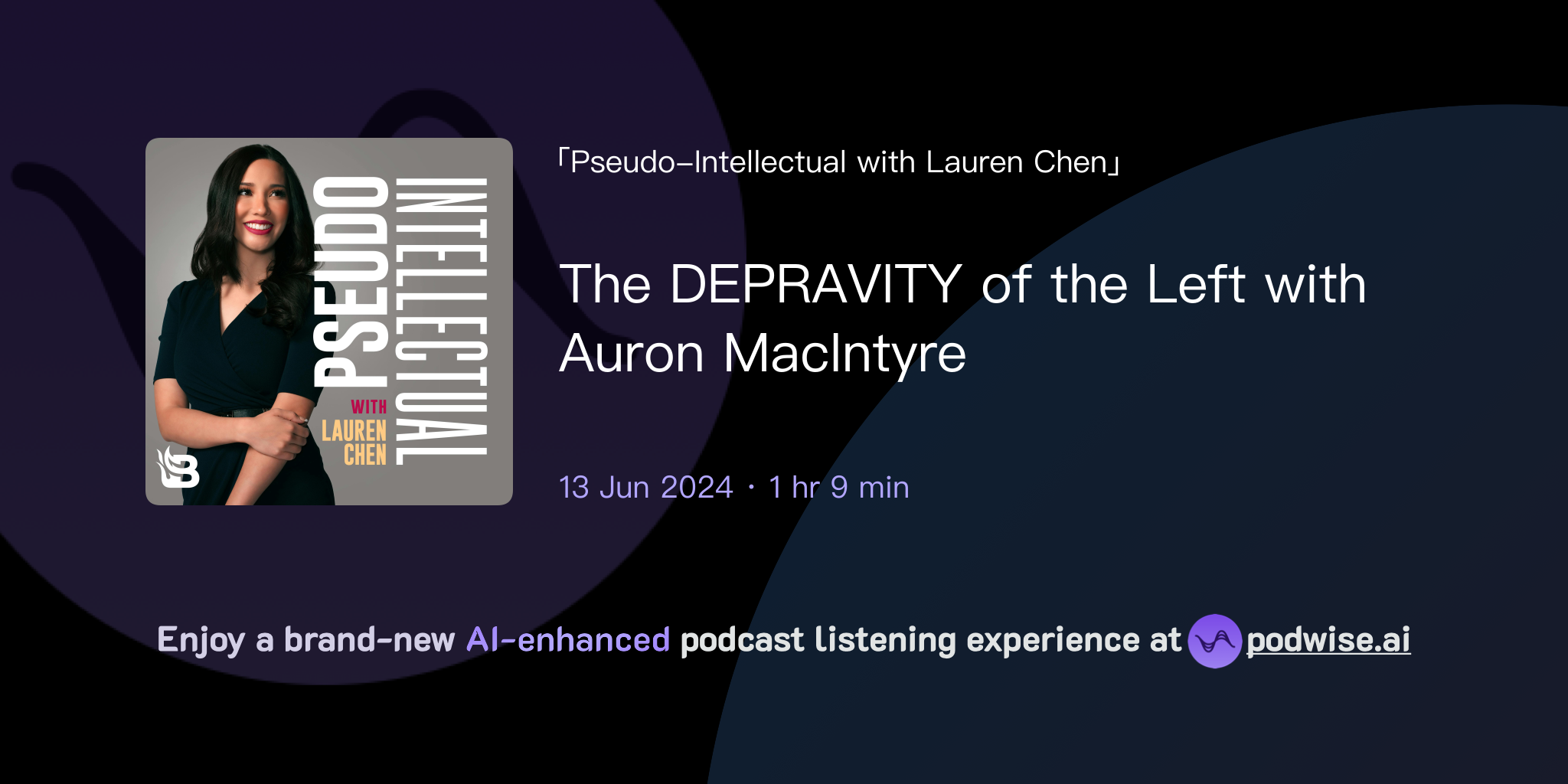 The DEPRAVITY of the Left with Auron MacIntyre | Pseudo-Intellectual ...