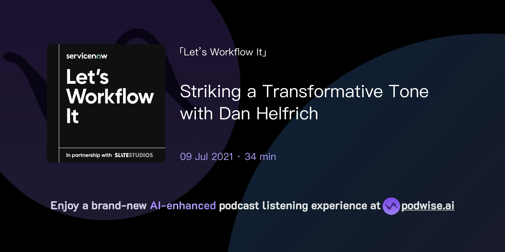 Striking a Transformative Tone with Dan Helfrich | Let’s Workflow It ...