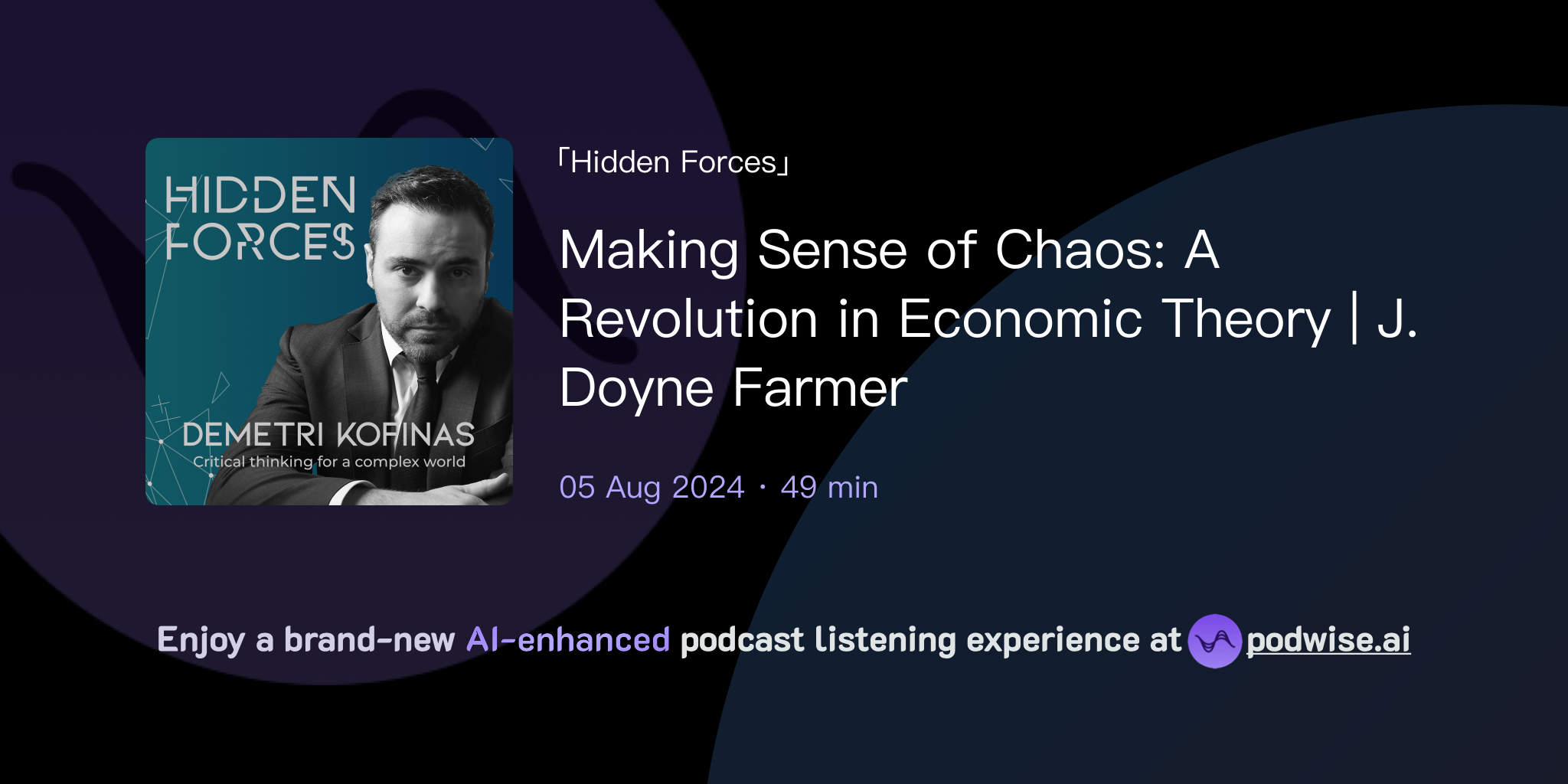 Making Sense of Chaos: A Revolution in Economic Theory | J. Doyne ...