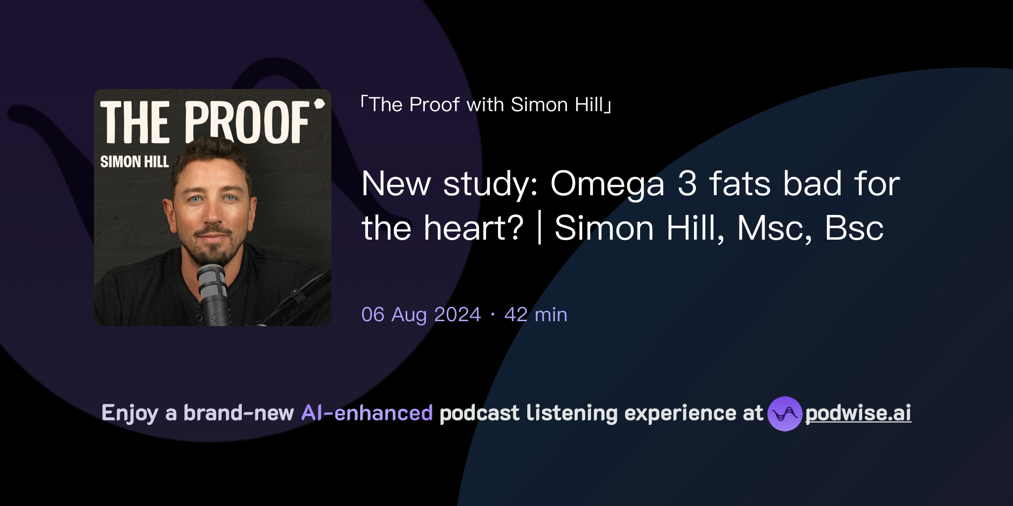 New study: Omega 3 fats bad for the heart? | Simon Hill, Msc, Bsc | The Proof with Simon Hill ...