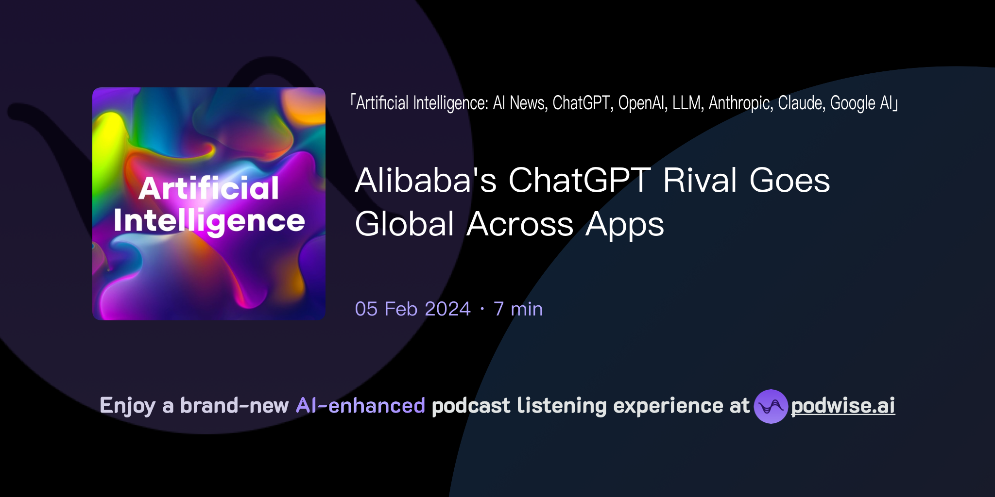 Alibaba's ChatGPT Rival Goes Global Across Apps | Artificial Intelligence: AI News, ChatGPT ...
