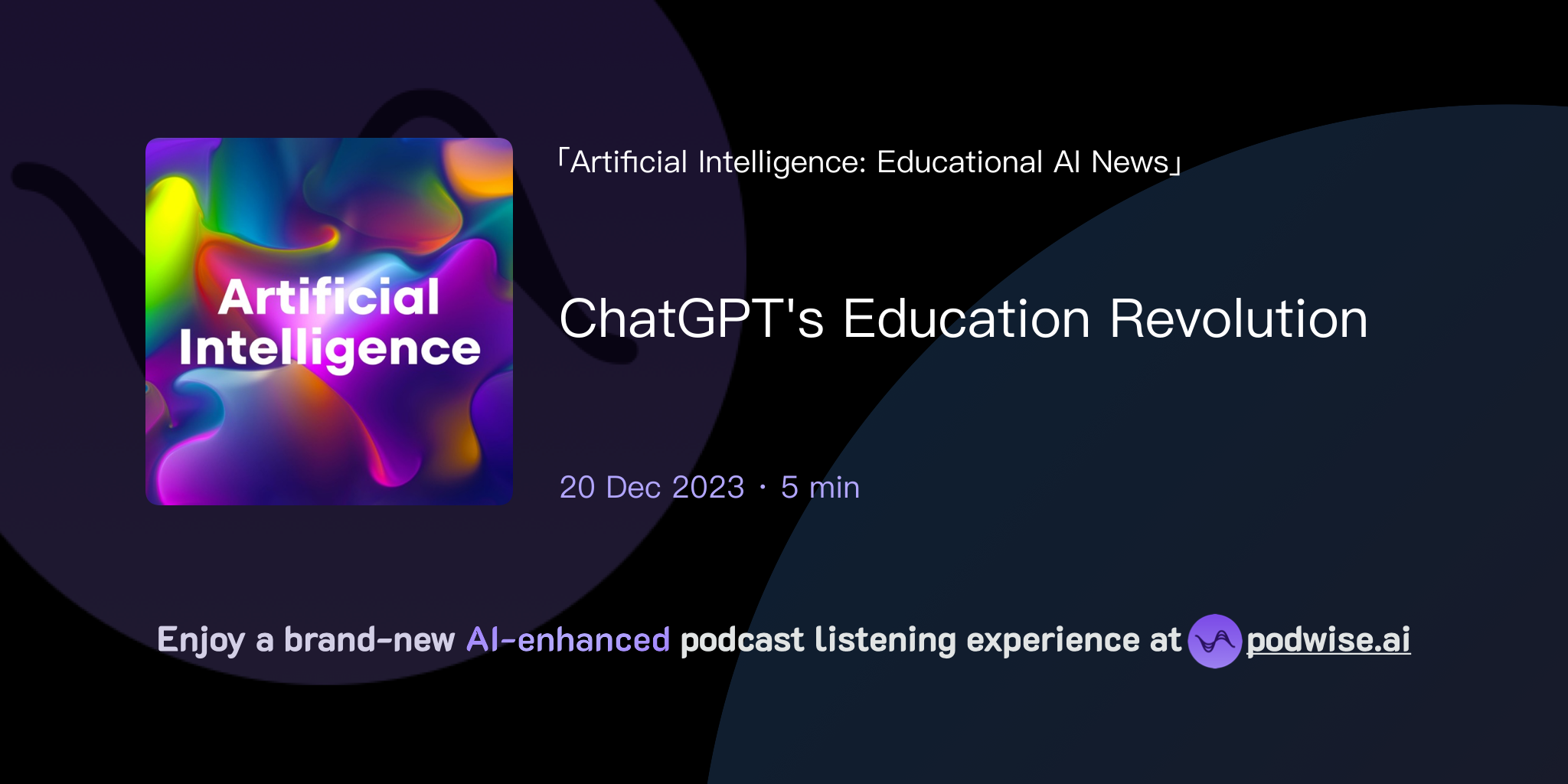 ChatGPT's Education Revolution | Artificial Intelligence: AI News ...
