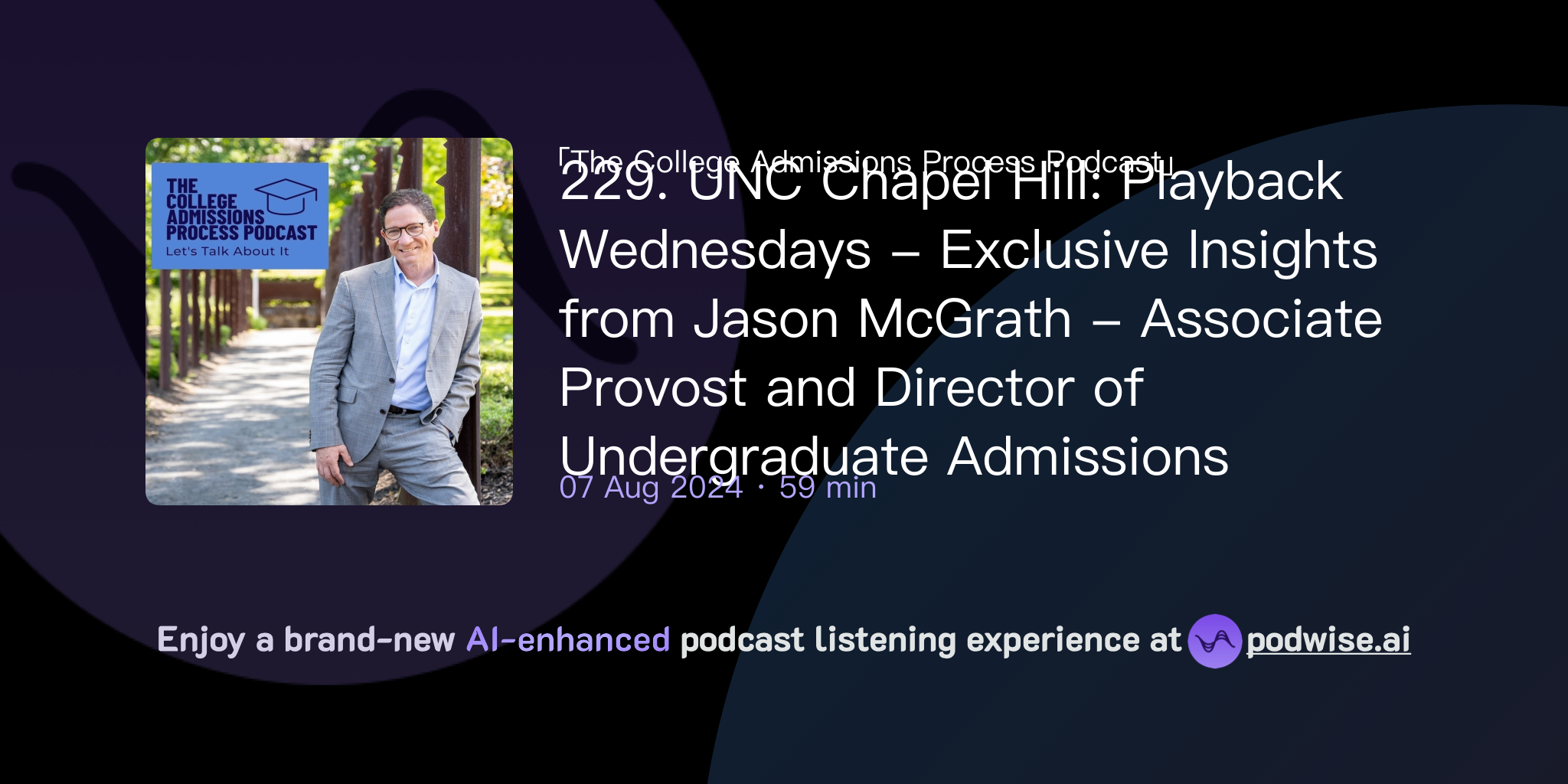 229. UNC Chapel Hill: Playback Wednesdays - Exclusive Insights from ...