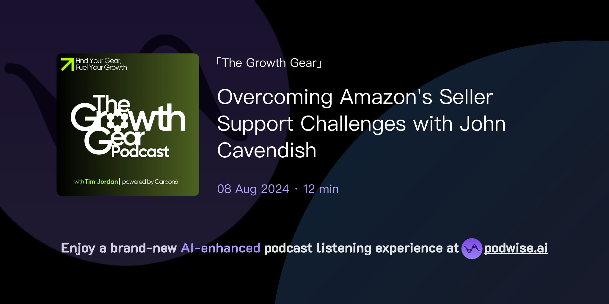 Overcoming Amazon's Seller Support Challenges with John Cavendish | The ...