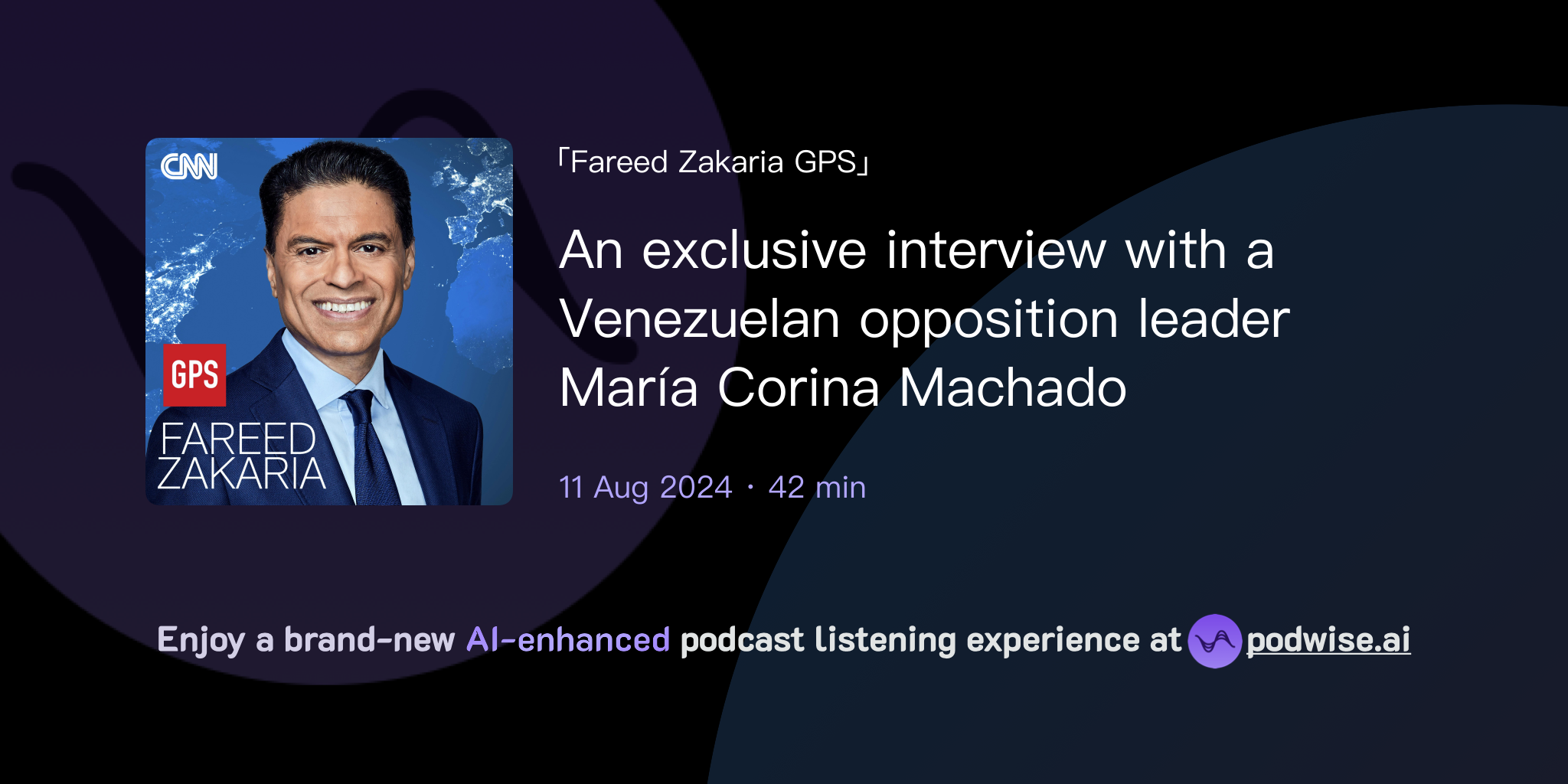 An exclusive interview with a Venezuelan opposition leader María Corina ...