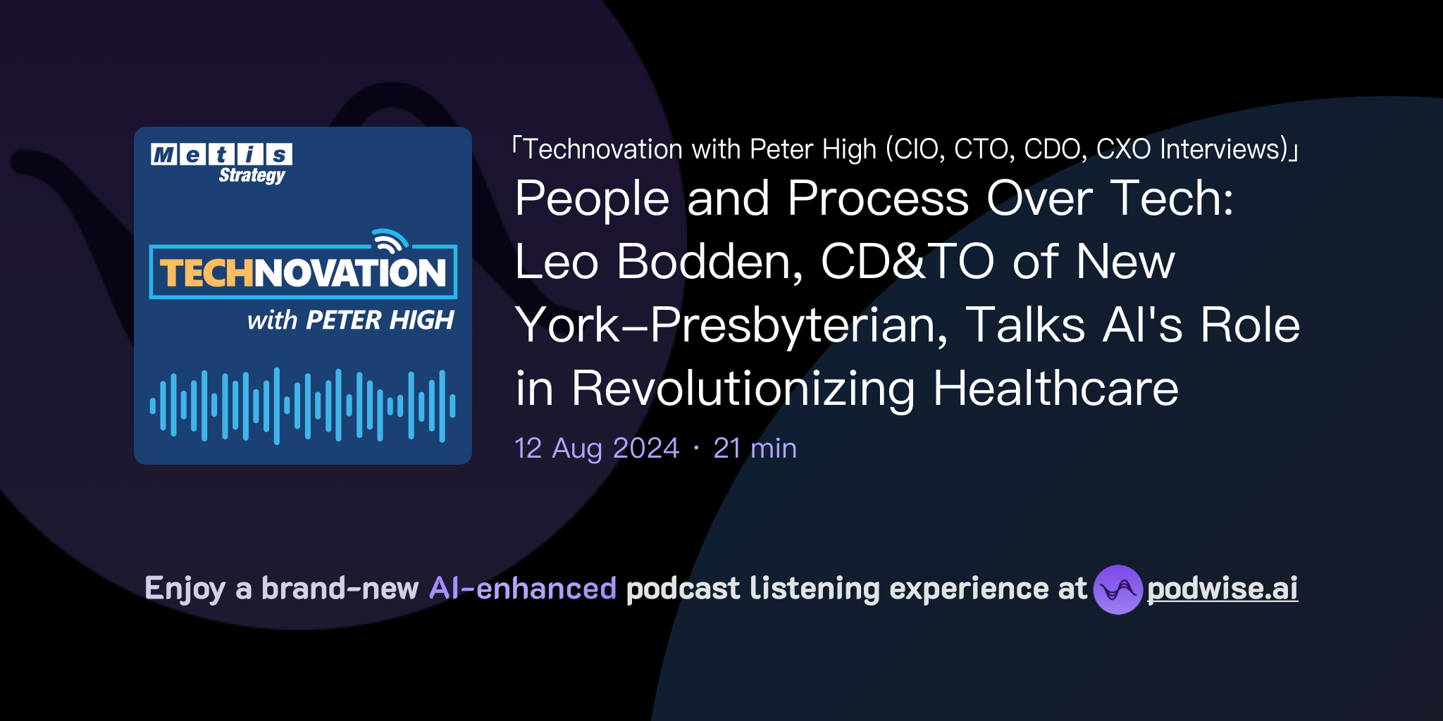People and Process Over Tech: Leo Bodden, CD&TO of New York ...