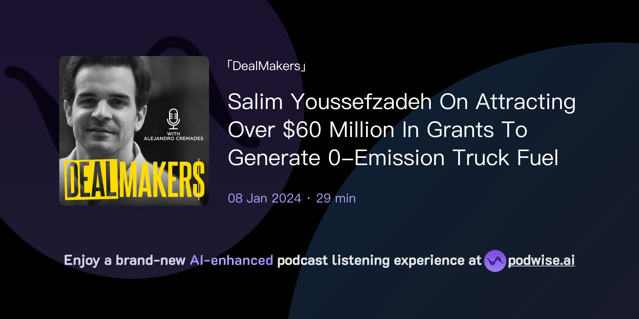 Salim Youssefzadeh On Attracting Over $60 Million In Grants To Generate ...