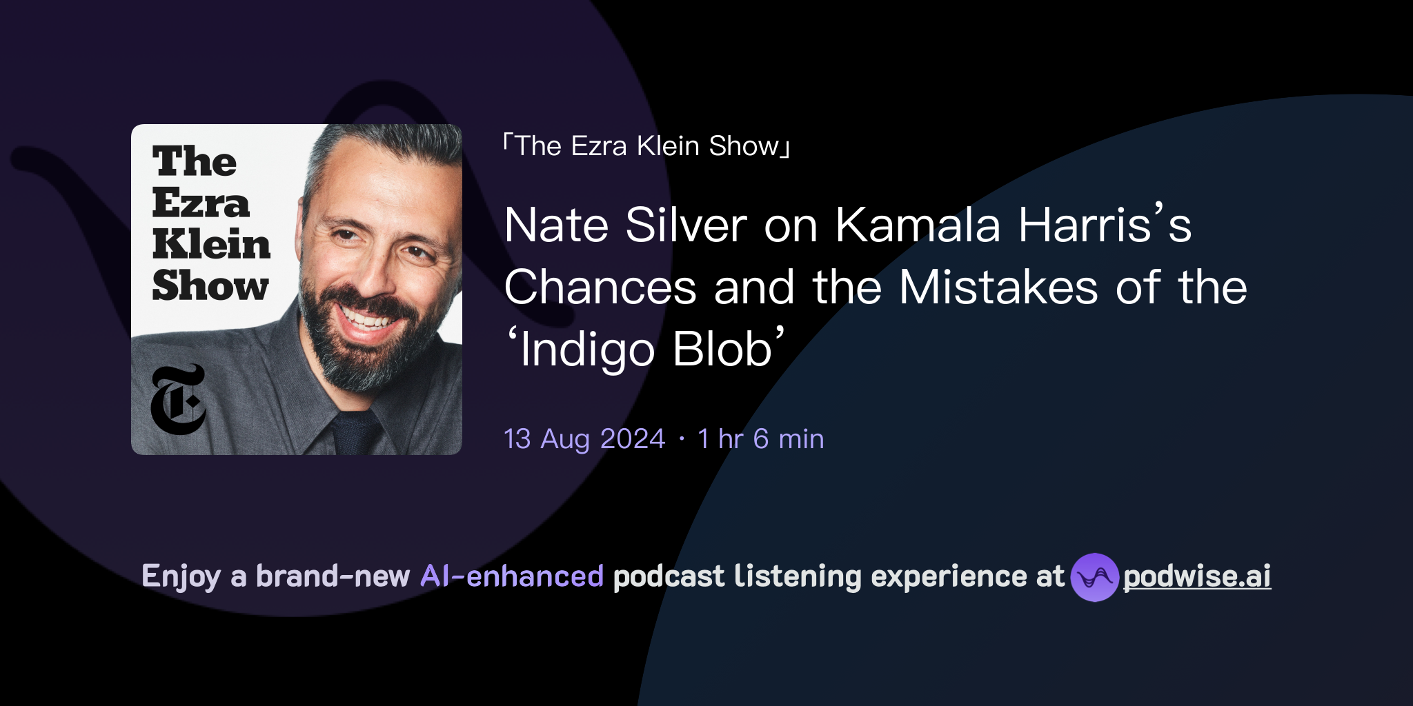 Nate Silver on Kamala Harris’s Chances and the Mistakes of the ‘Indigo ...