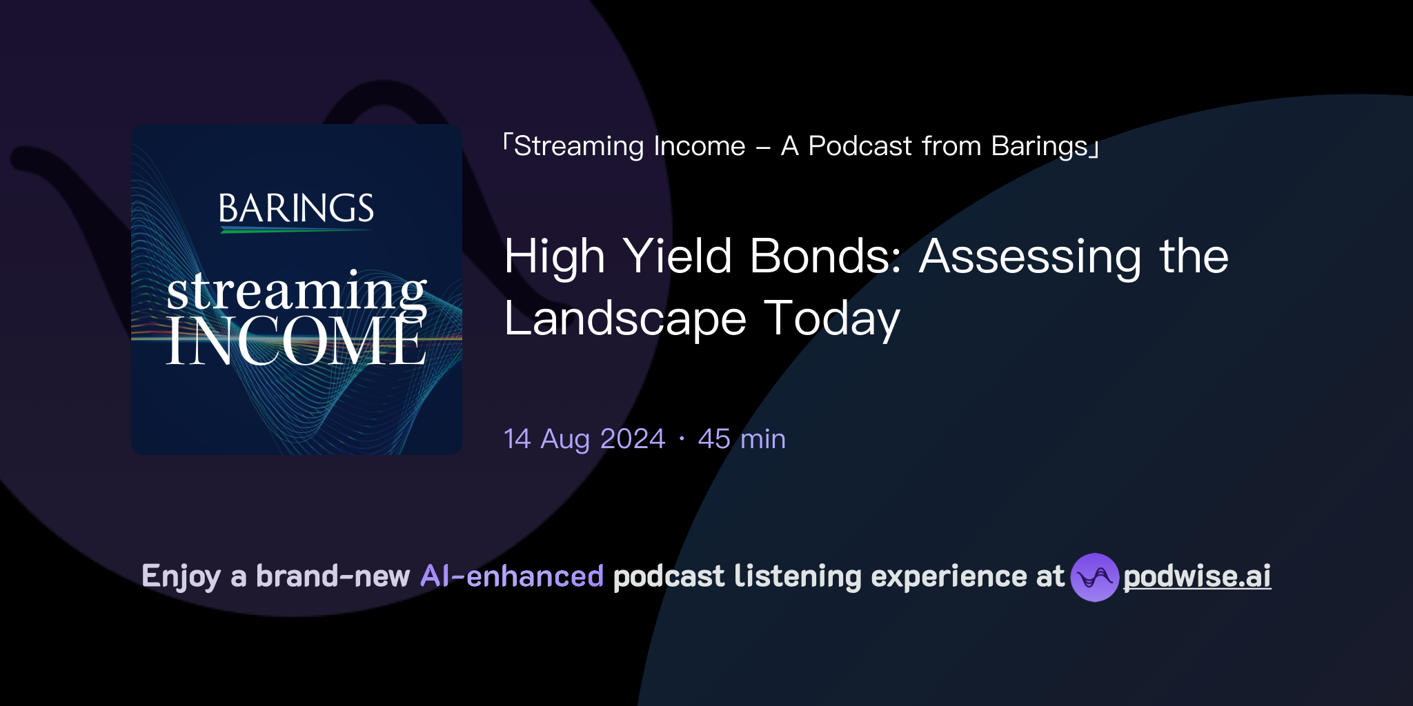 High Yield Bonds: Assessing the Landscape Today | Streaming Income - A ...