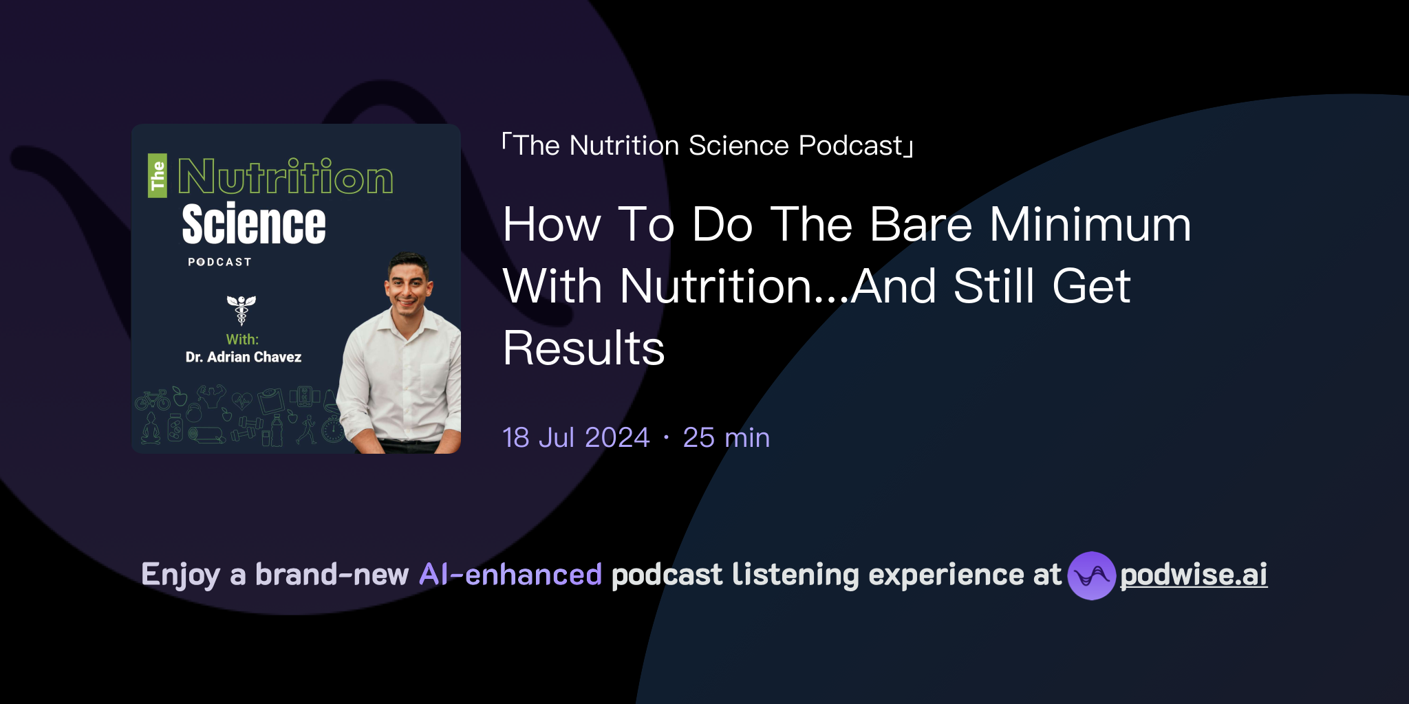 How To Do The Bare Minimum With Nutrition...And Still Get Results | The Nutrition Science ...