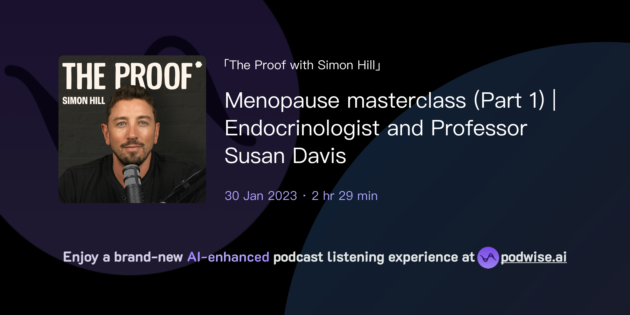 Menopause masterclass (Part 1) | Endocrinologist and Professor Susan ...