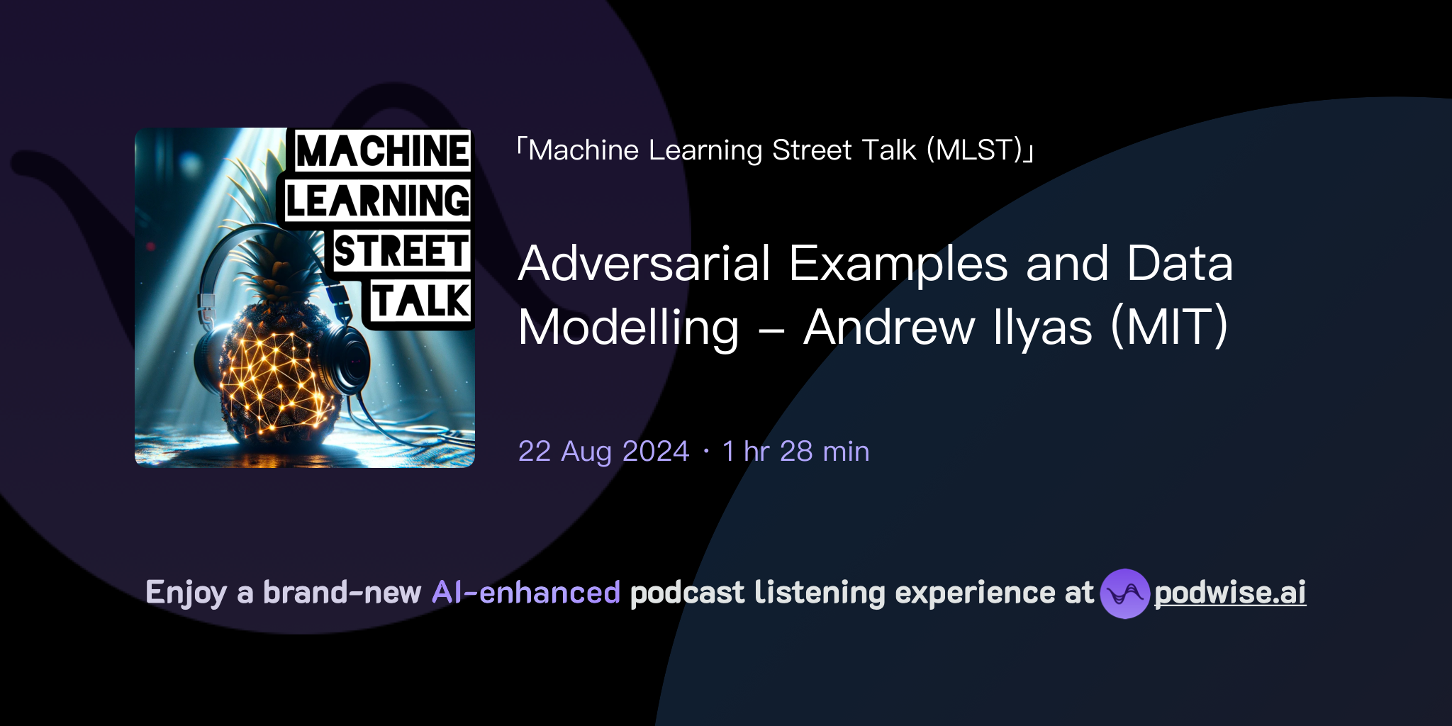 Adversarial Examples and Data Modelling - Andrew Ilyas (MIT) | Machine ...