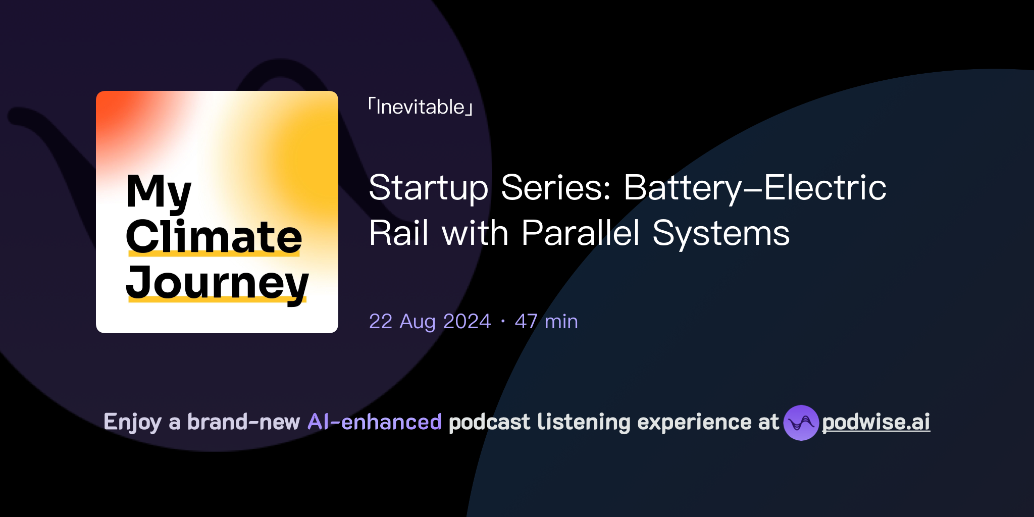Startup Series: Battery-Electric Rail with Parallel Systems ...
