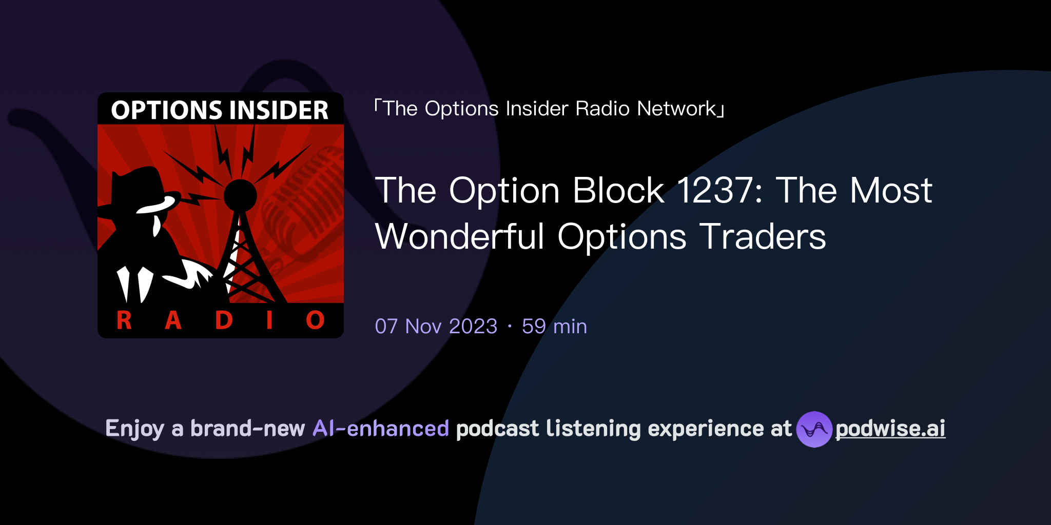 The Option Block 1237: The Most Wonderful Options Traders | The Options ...
