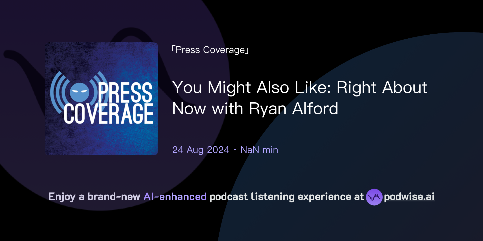 You Might Also Like: Right About Now with Ryan Alford | Press Coverage ...