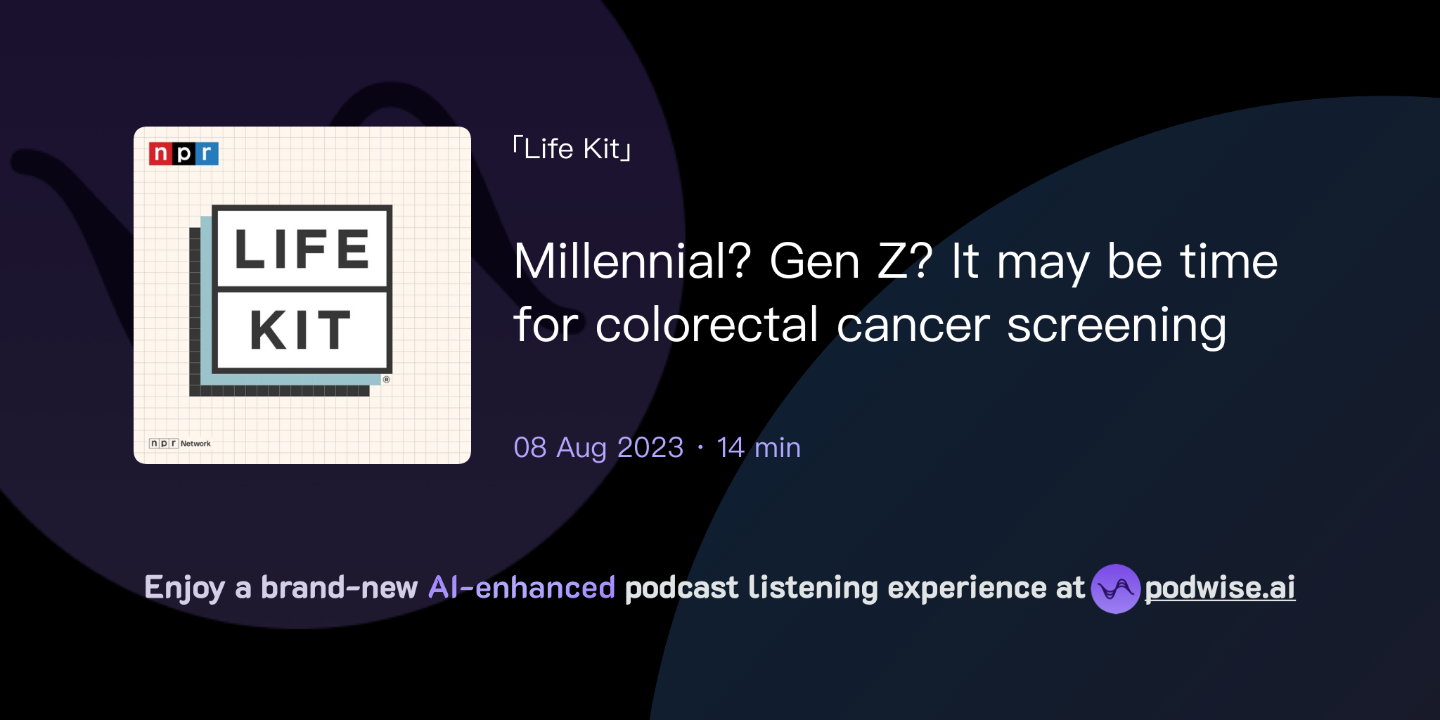 Millennial? Gen Z? It may be time for colorectal cancer screening ...