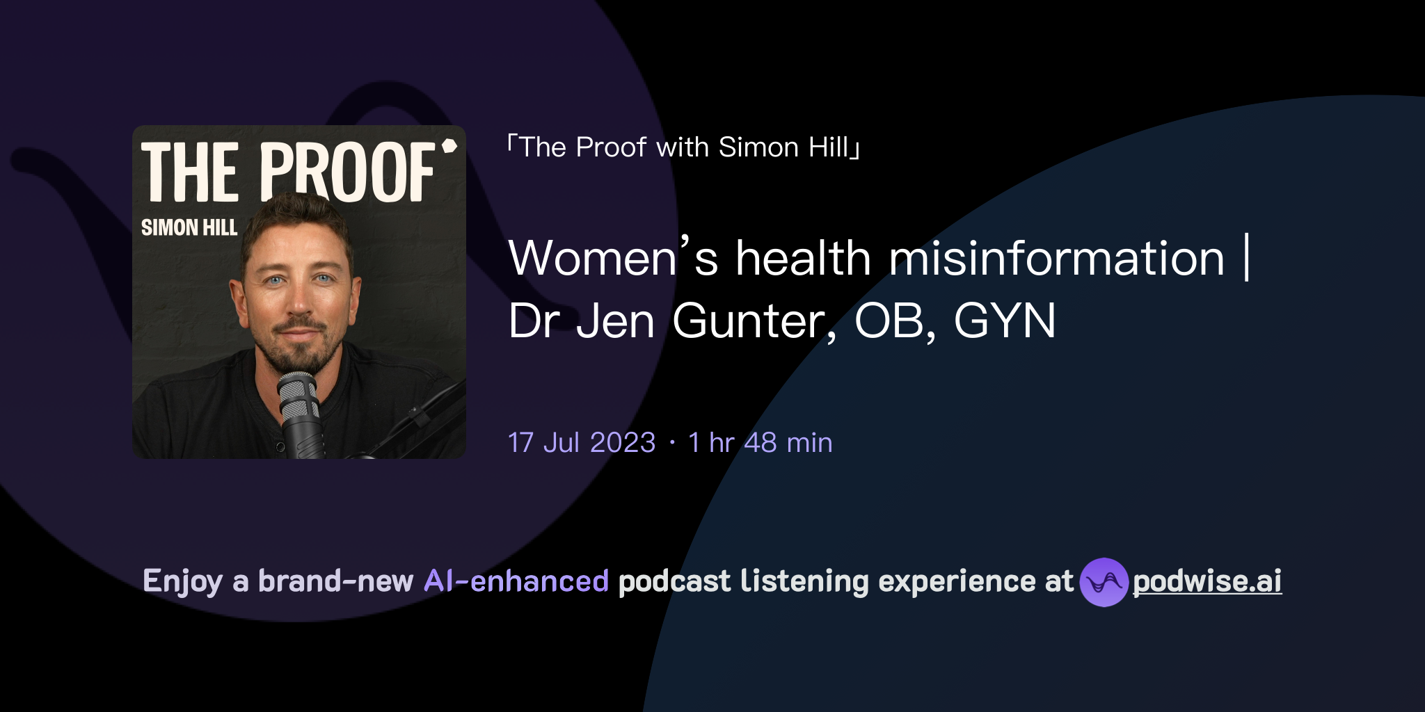 Women’s health misinformation | Dr Jen Gunter, OB, GYN | The Proof with ...