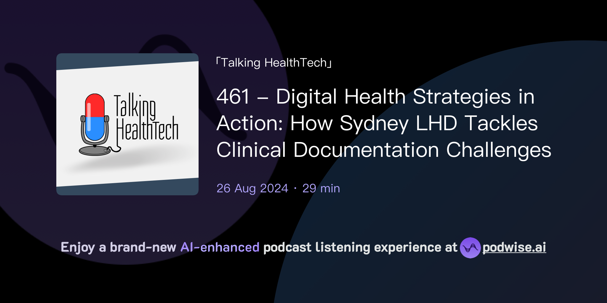 461 - Digital Health Strategies in Action: How Sydney LHD Tackles ...