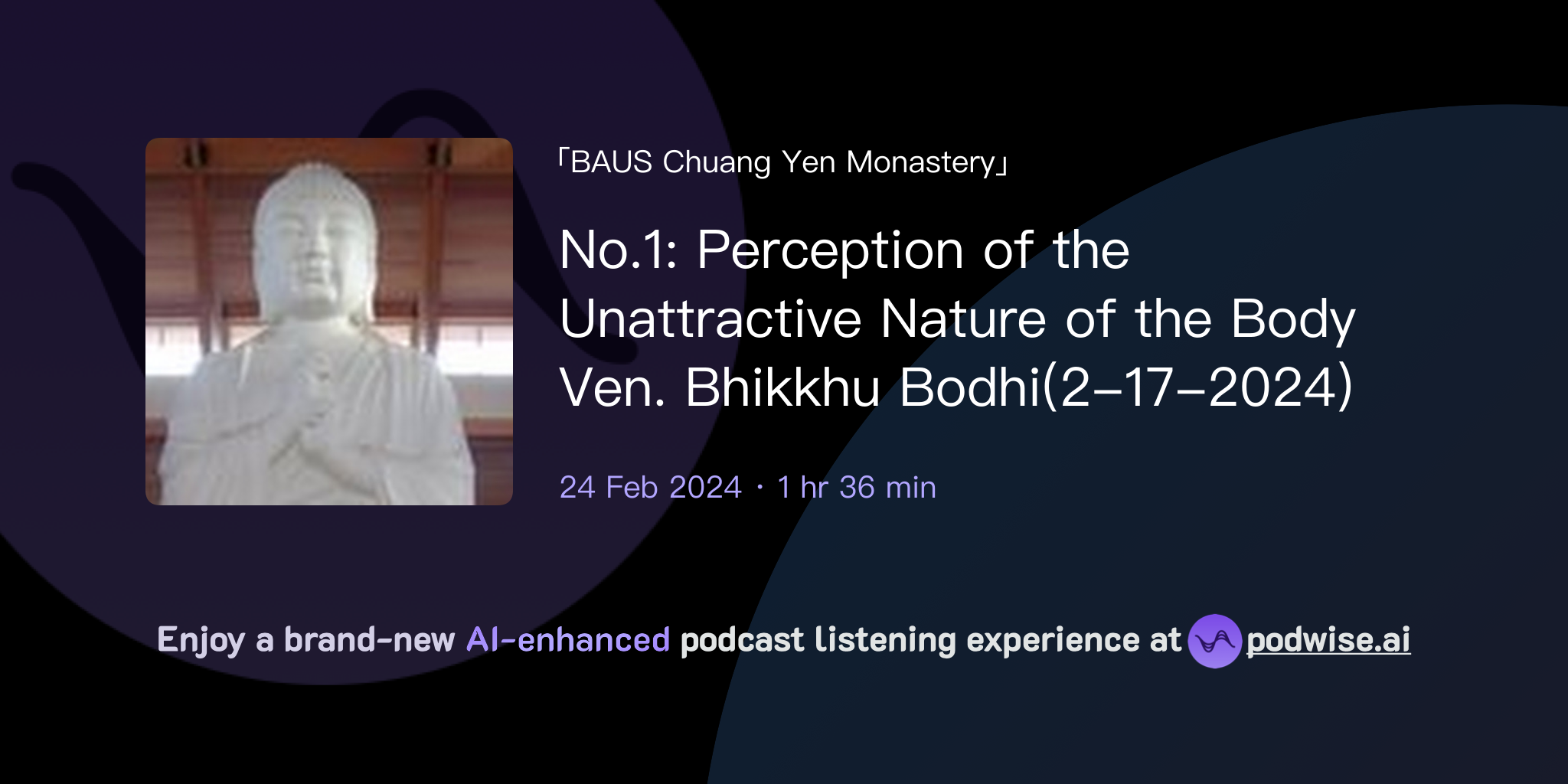 No.1: Perception of the Unattractive Nature of the Body Ven. Bhikkhu ...