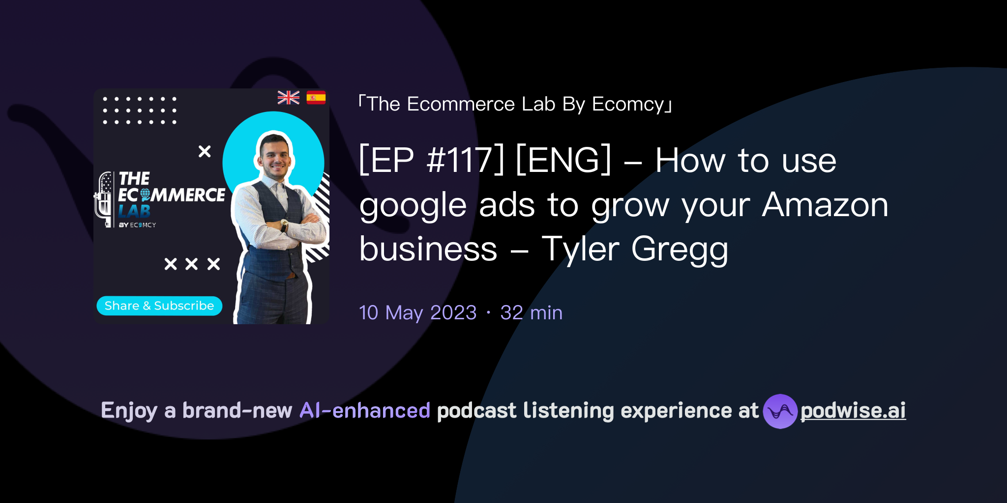 [EP #117] [ENG] - How to use google ads to grow your Amazon business ...