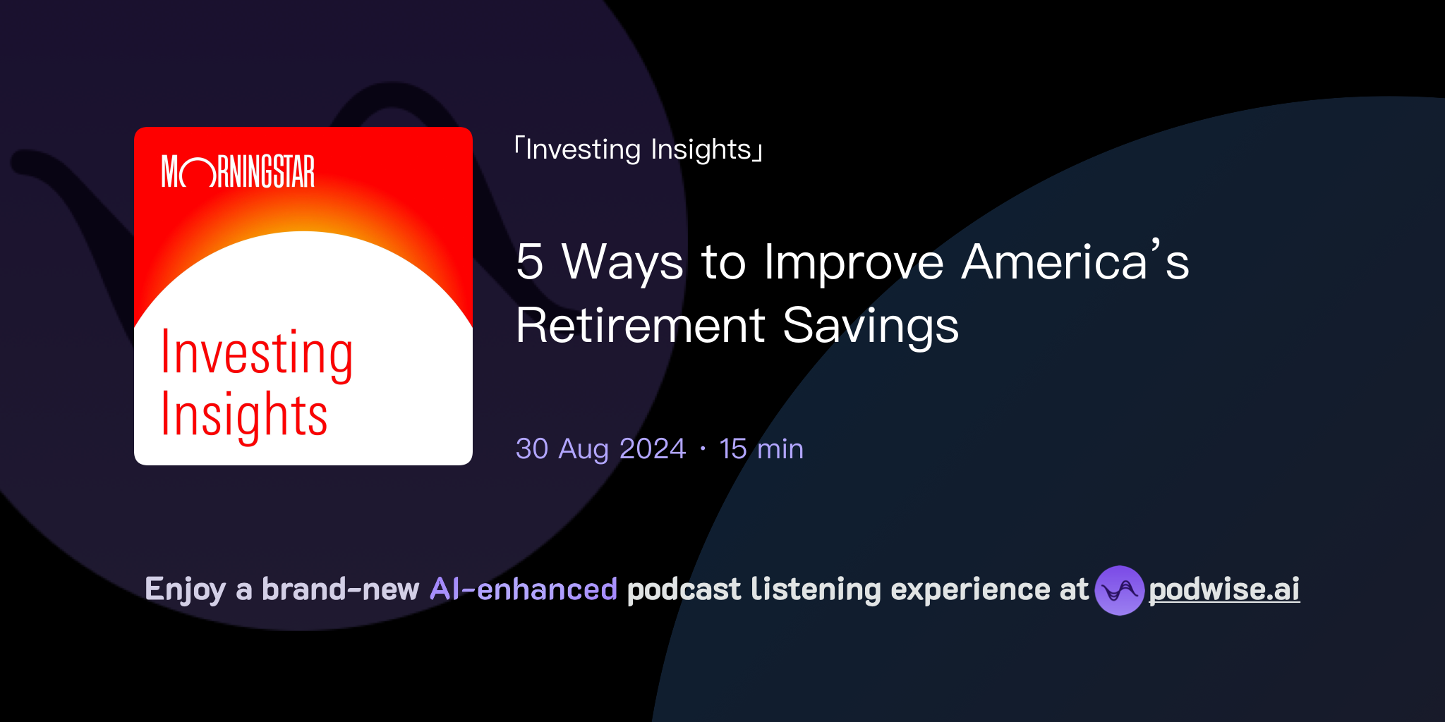 5 Ways to Improve America’s Retirement Savings | Investing Insights ...
