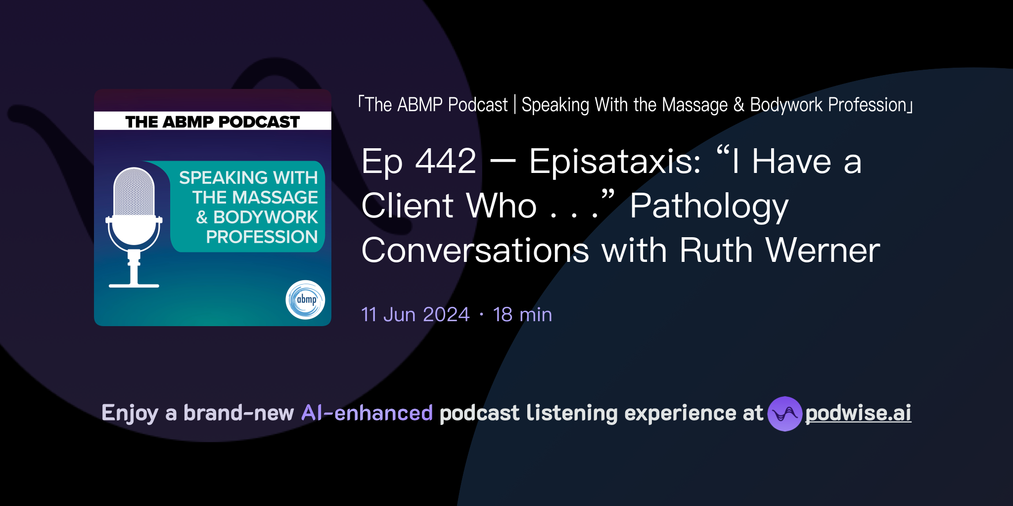 Ep 442 – Episataxis: “I Have a Client Who . . .” Pathology Conversations with Ruth Werner | The ...