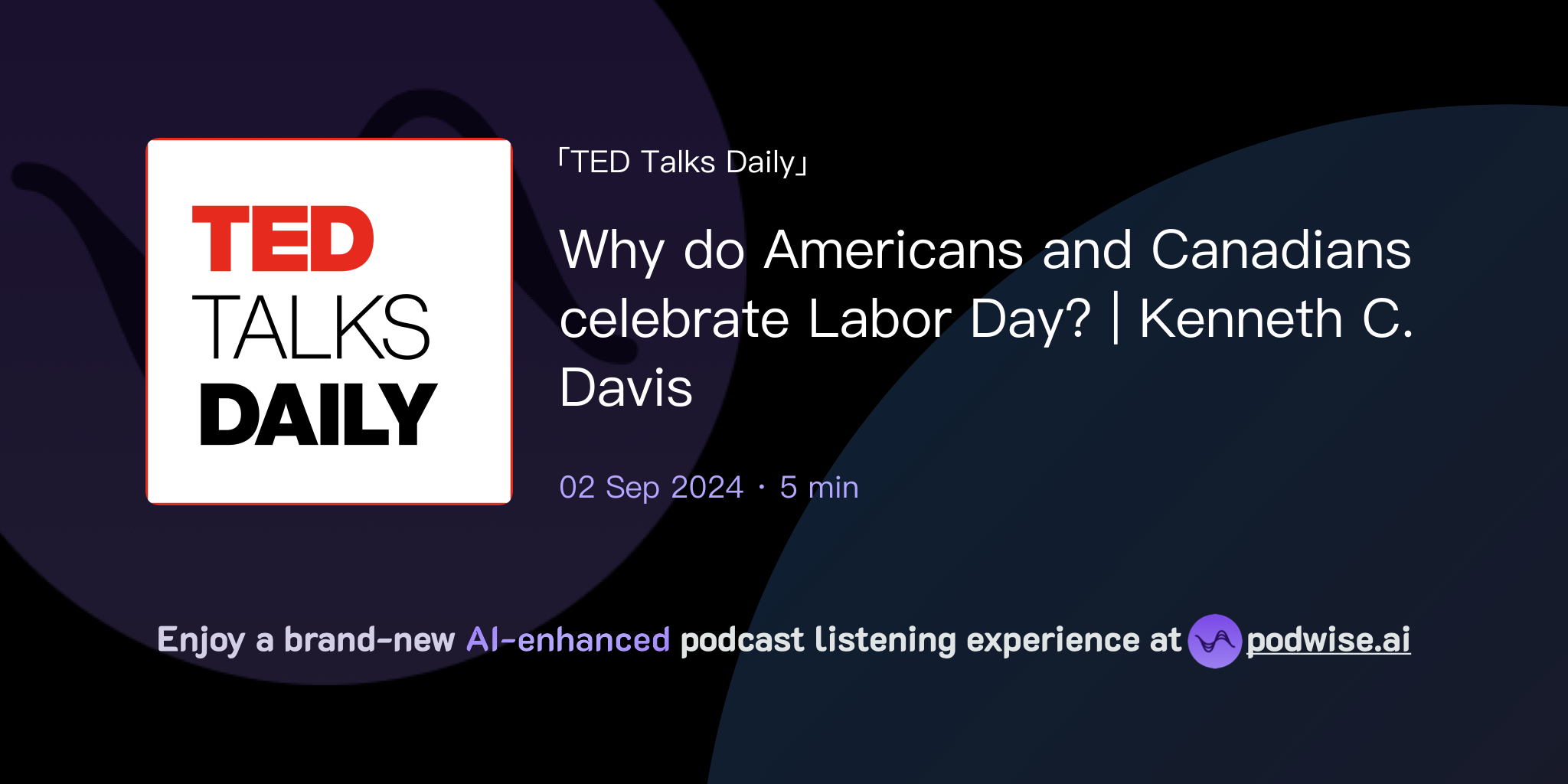 Why do Americans and Canadians celebrate Labor Day? | Kenneth C. Davis ...