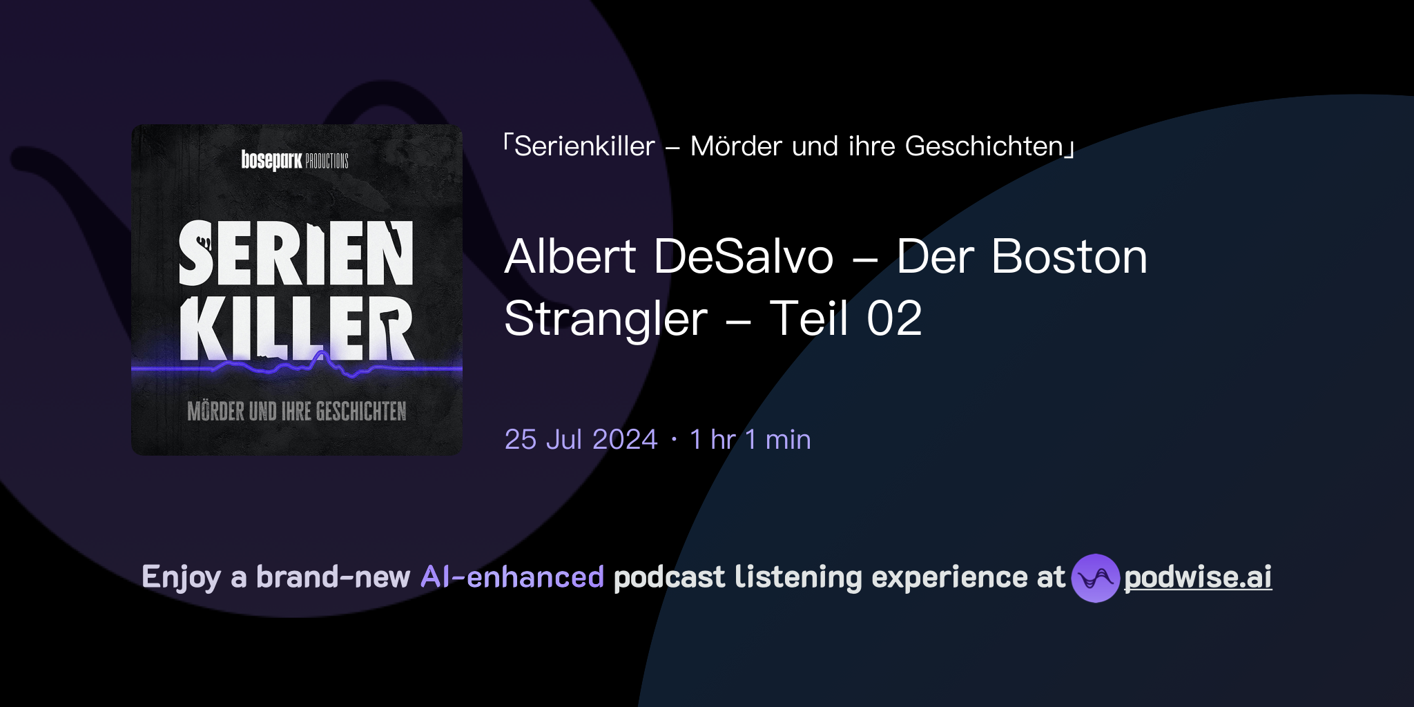 Albert DeSalvo - Der Boston Strangler - Teil 02 | Serienkiller - Mörder ...