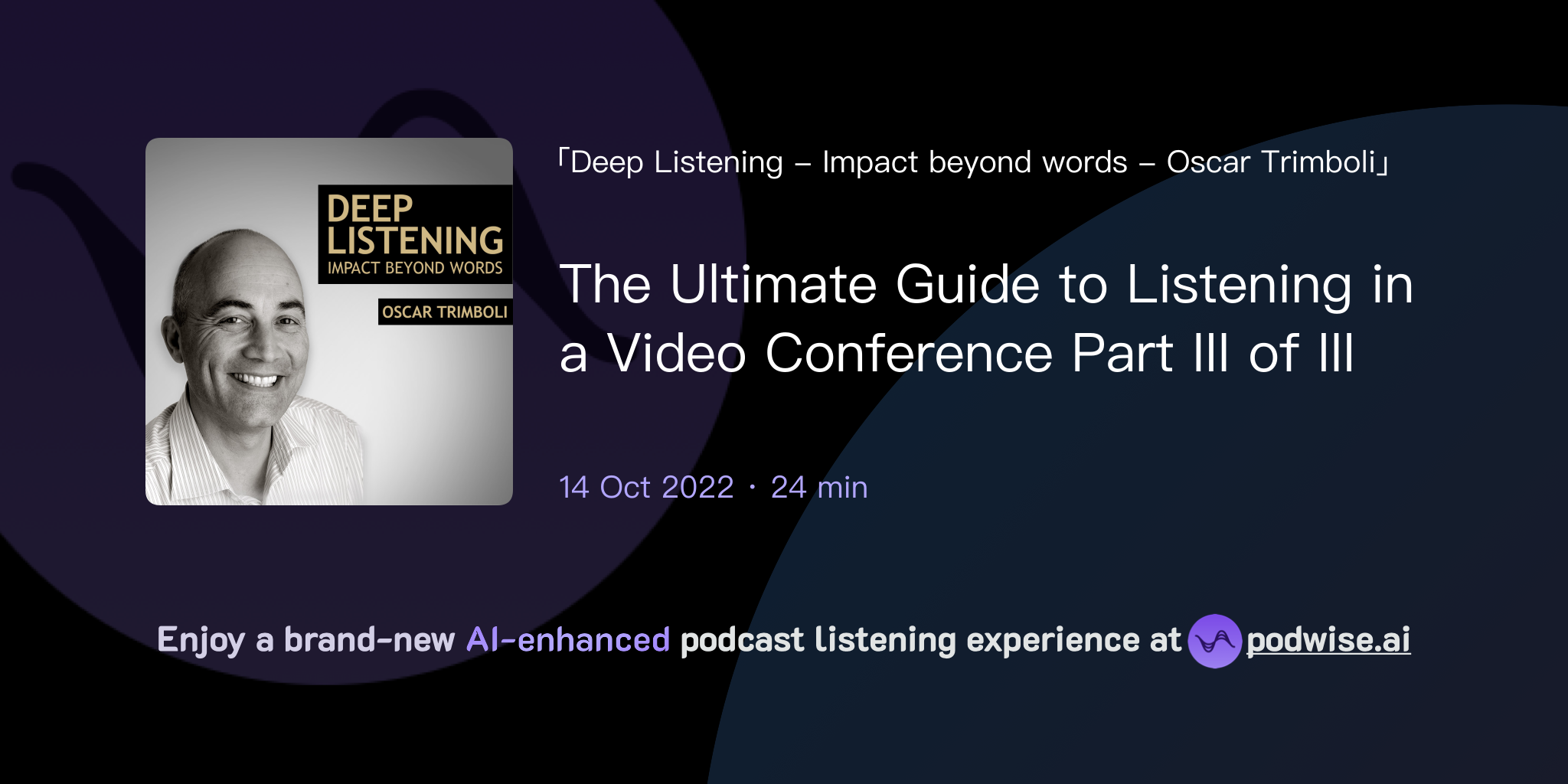 The Ultimate Guide to Listening in a Video Conference Part III of III ...