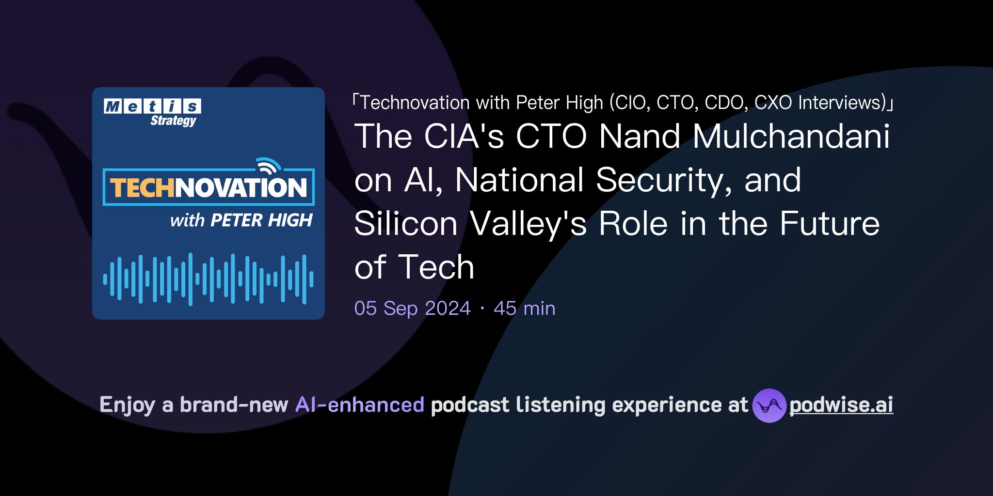 The CIA's CTO Nand Mulchandani on AI, National Security, and Silicon Valley's Role in the Future ...