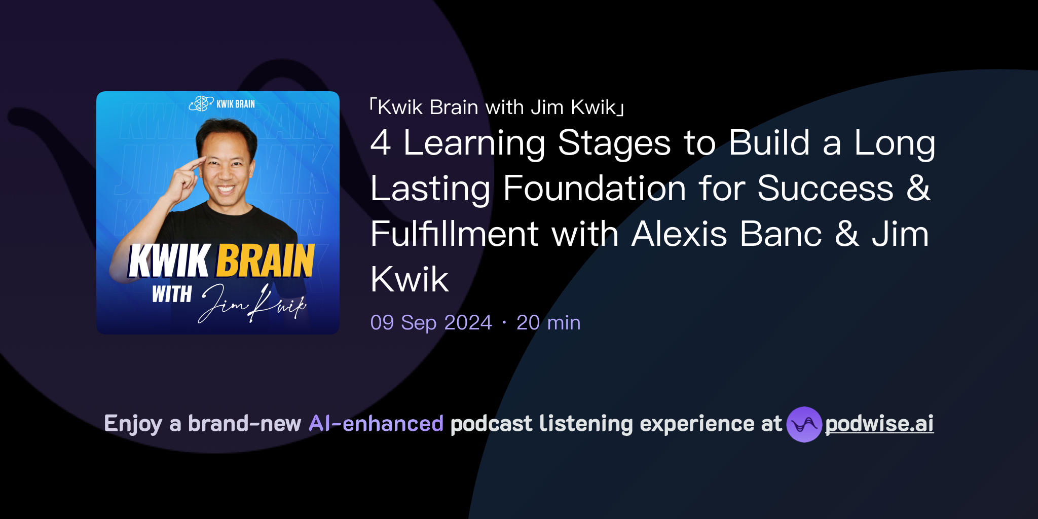 4 Learning Stages to Build a Long Lasting Foundation for Success & Fulfillment with Alexis Banc ...