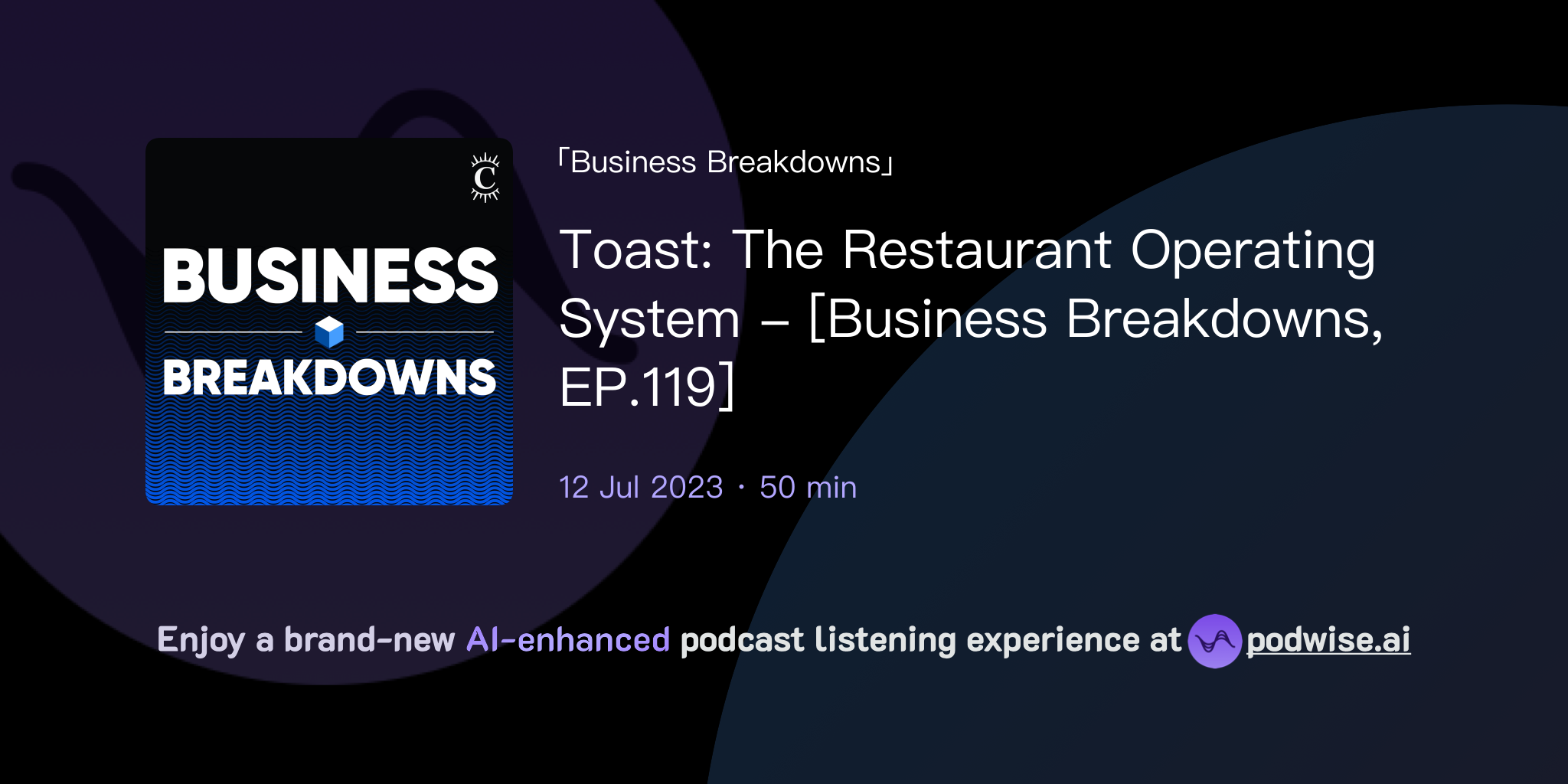 Toast: The Restaurant Operating System - [Business Breakdowns, EP.119 ...
