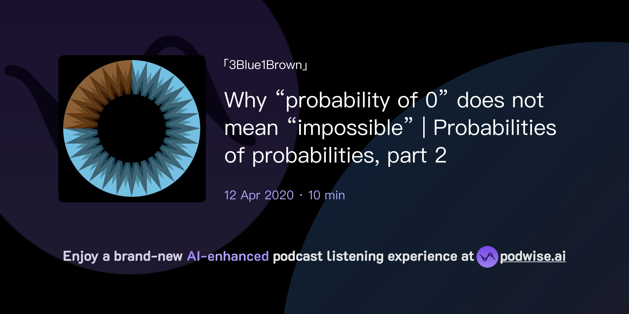 Why “probability of 0” does not mean “impossible” | Probabilities of probabilities, part 2 ...