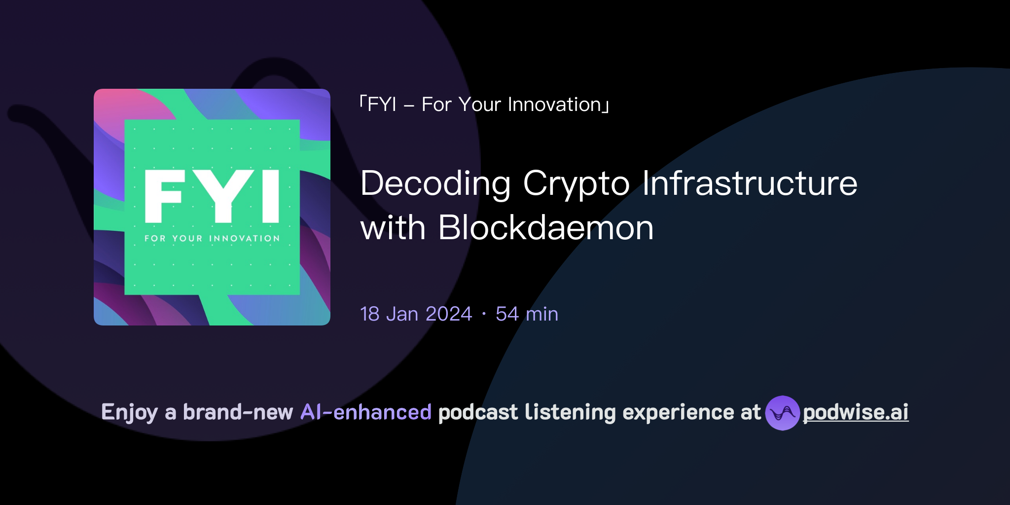 Decoding Crypto Infrastructure with Blockdaemon | FYI - For Your ...