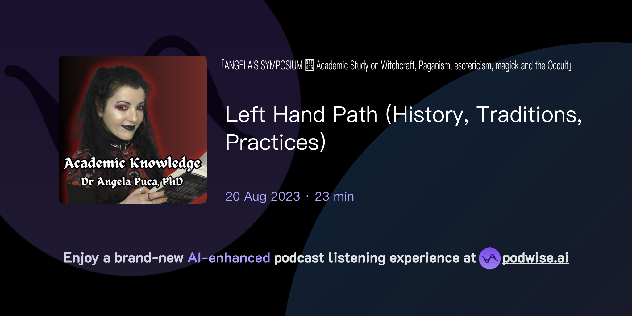 Left Hand Path (History, Traditions, Practices) | ANGELA'S SYMPOSIUM 📖 ...