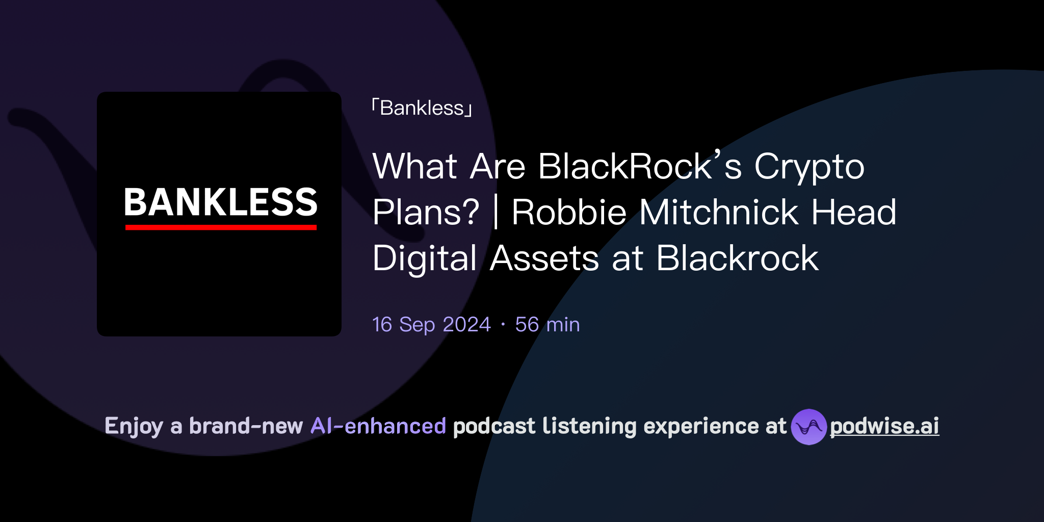 What Are BlackRock’s Crypto Plans? | Robbie Mitchnick Head Digital Assets at Blackrock ...