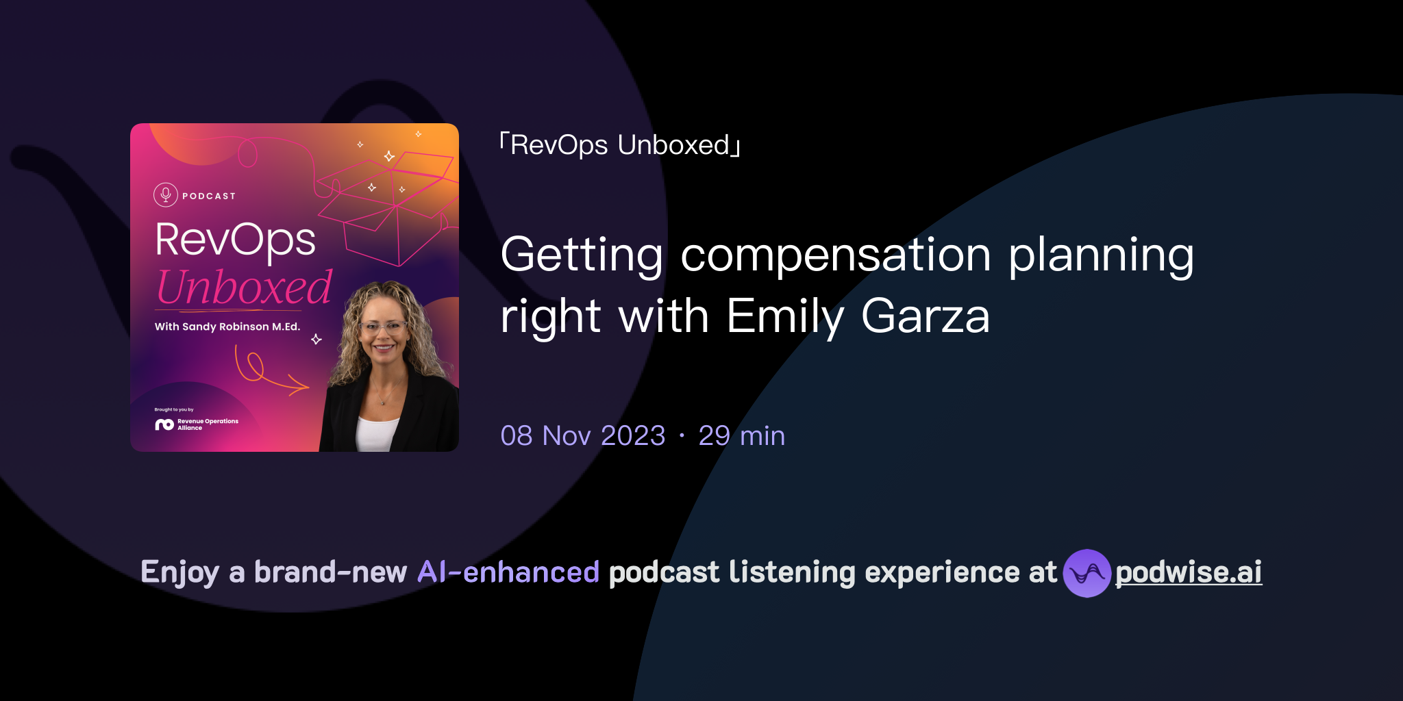 Getting compensation planning right with Emily Garza | RevOps Unboxed ...
