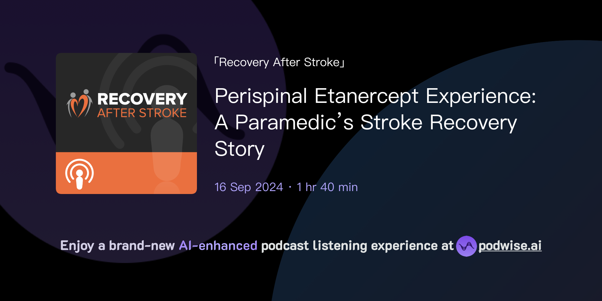 Perispinal Etanercept Experience: A Paramedic’s Stroke Recovery Story ...
