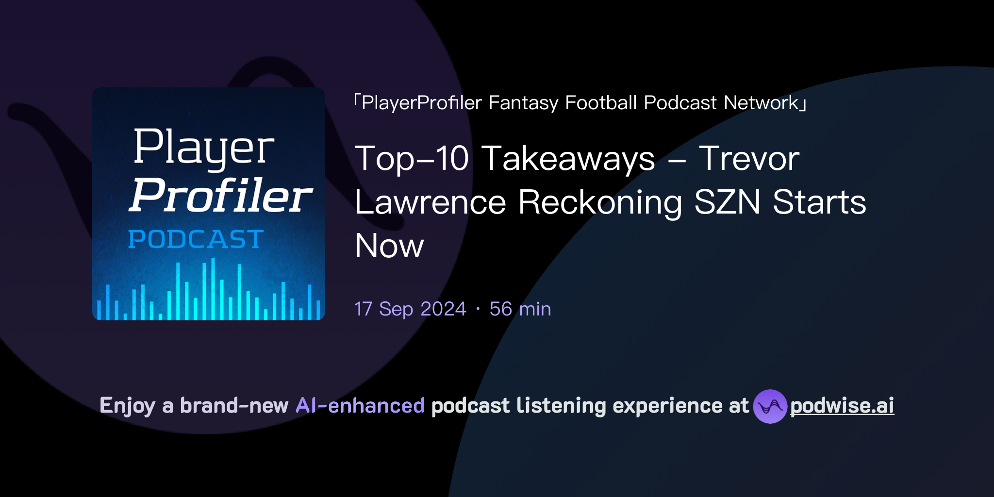Top-10 Takeaways - Trevor Lawrence Reckoning SZN Starts Now ...